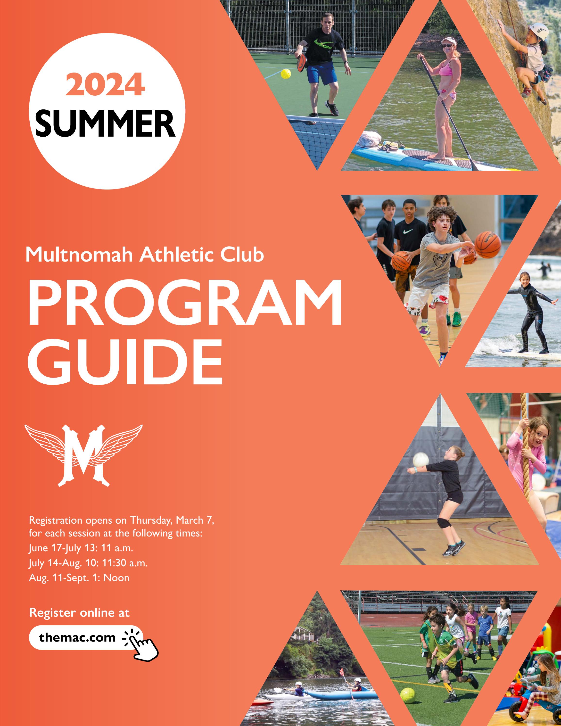 Summer Program Guide 2024 by Multnomah Athletic Club - Issuu