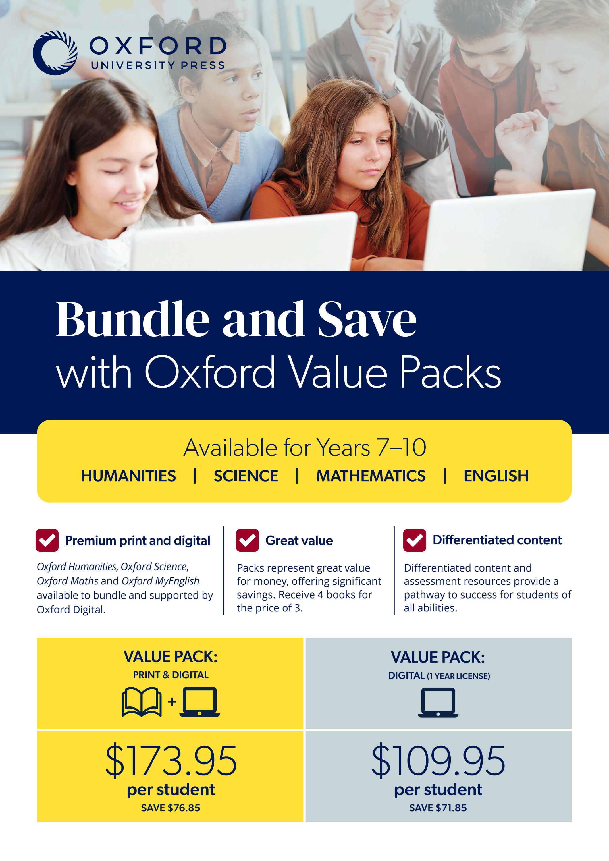 Oxford Value Packs Victorian Curriculum - Flyer by OUPANZ - Issuu