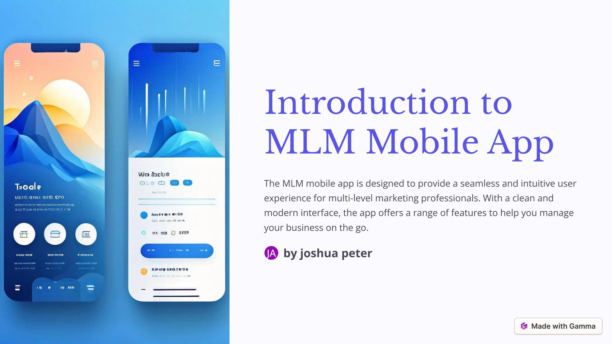 Importance of MLM Mobile APP by Joshua Joshua - Issuu