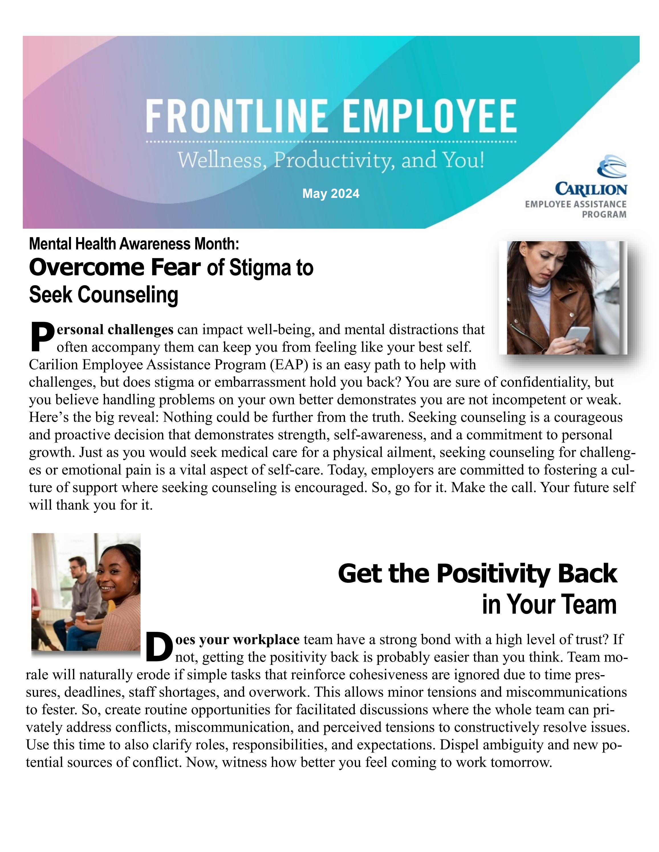 May 2024 EAP Newsletter by Runk & Pratt - Issuu