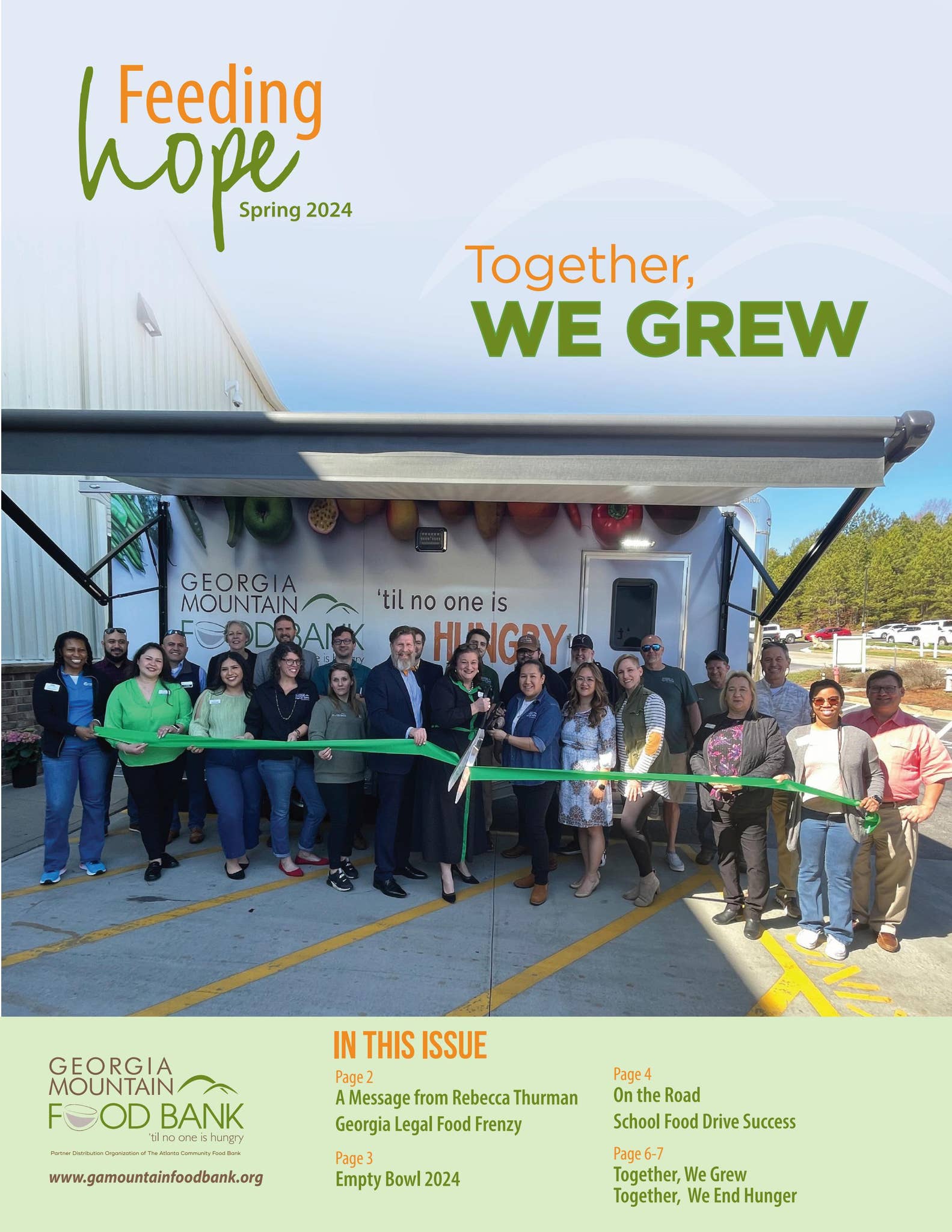 Spring 2024 Newsletter by gamountainfoodbank - Issuu