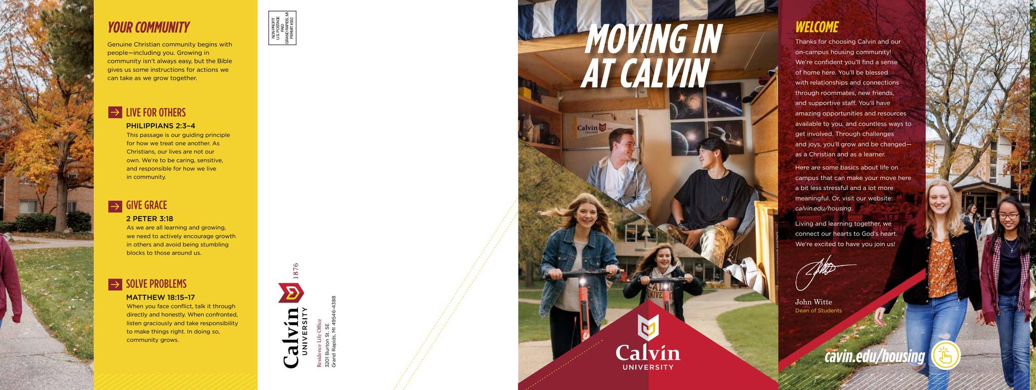 Moving In Brochure 2024 by Calvin University - Issuu