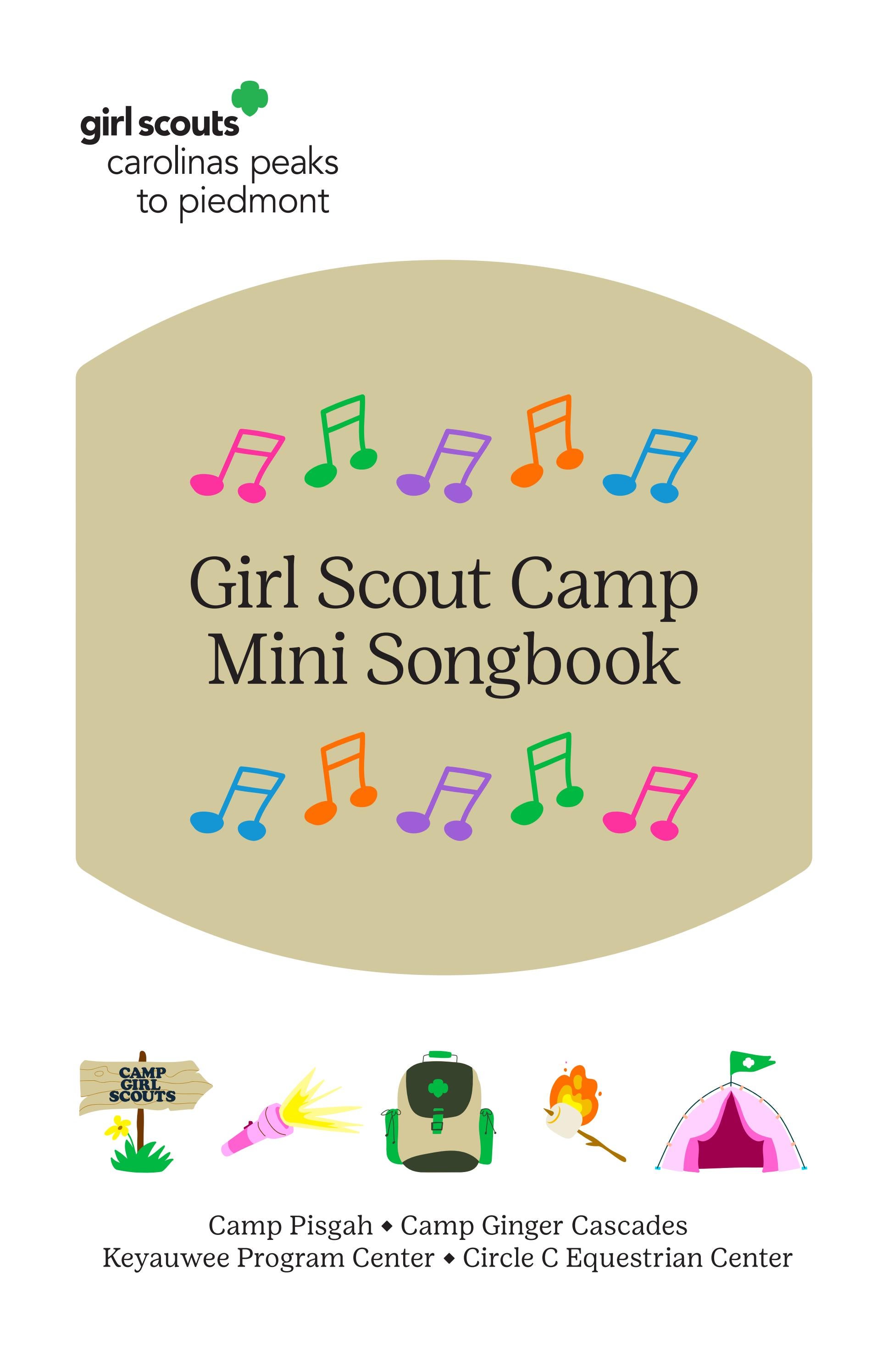 Girl Scout Camp Mini Songbook by GSCP2P - Issuu