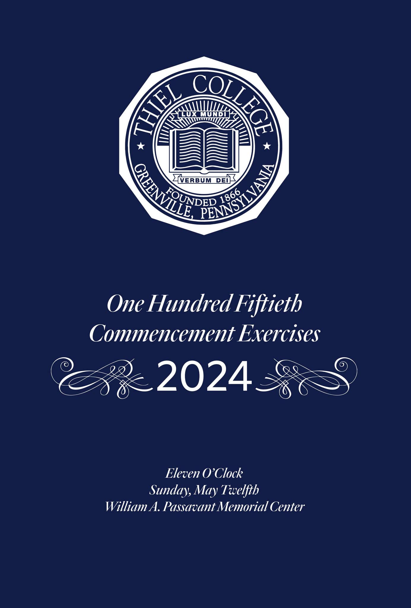 2024 Commencement Program by Thiel College - Issuu