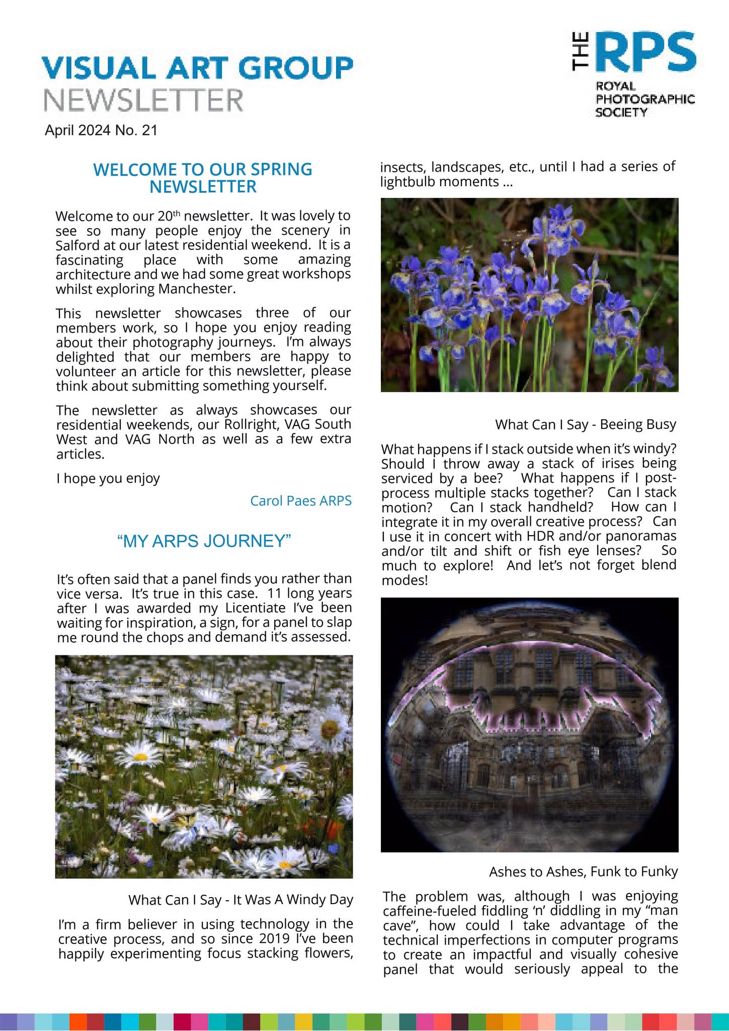 RPS Visual Art Group Newsletter 21 by Royal Photographic Society - Issuu