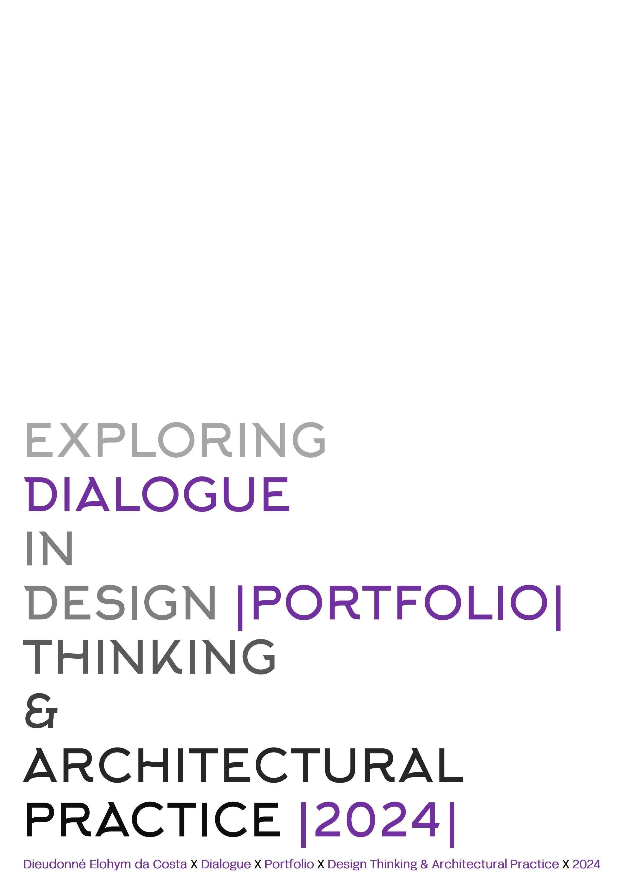 Exploring Dialogue in Design Thinking and Architectural Practice ...