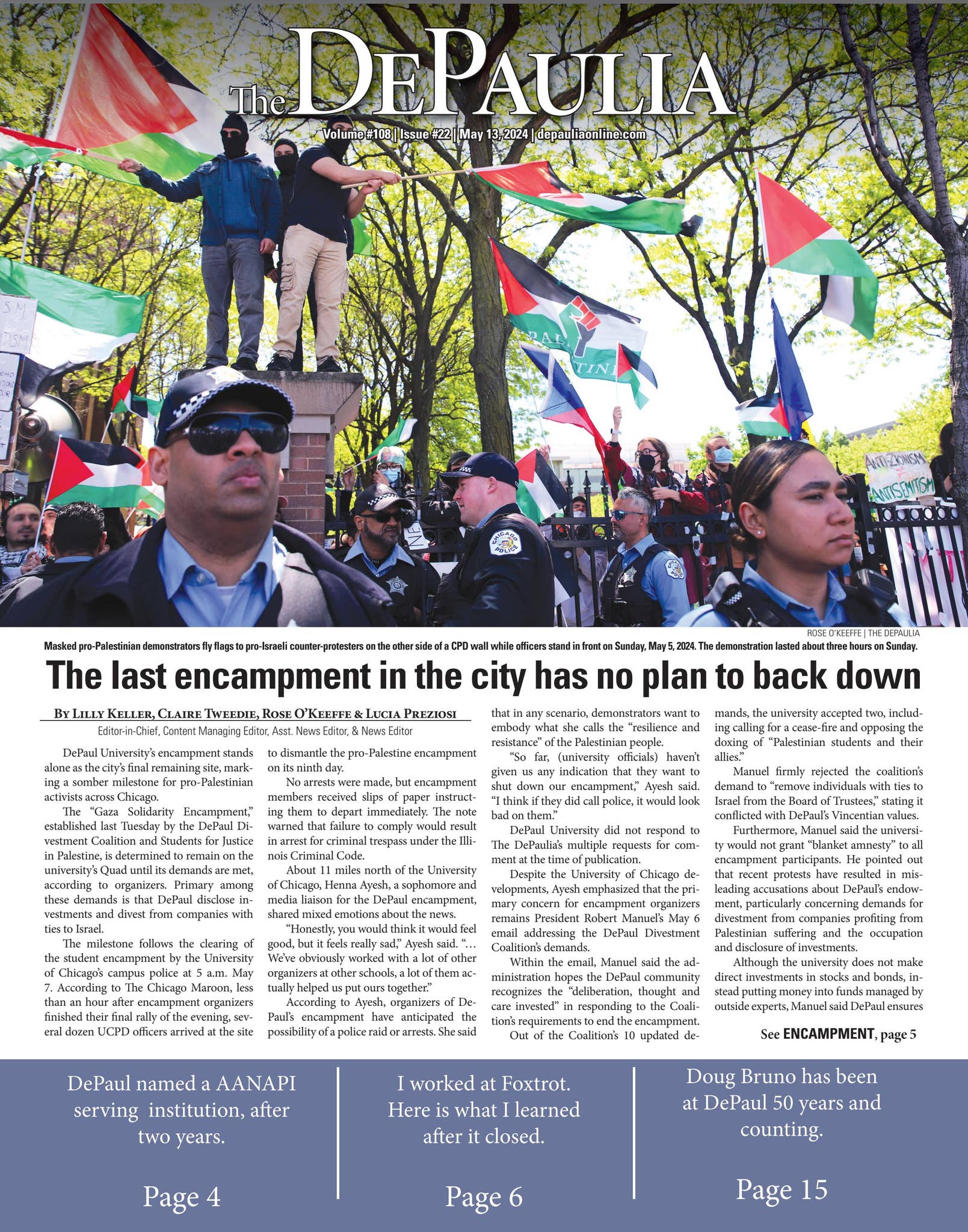 The DePaulia 5.13.2024 by The DePaulia - Issuu