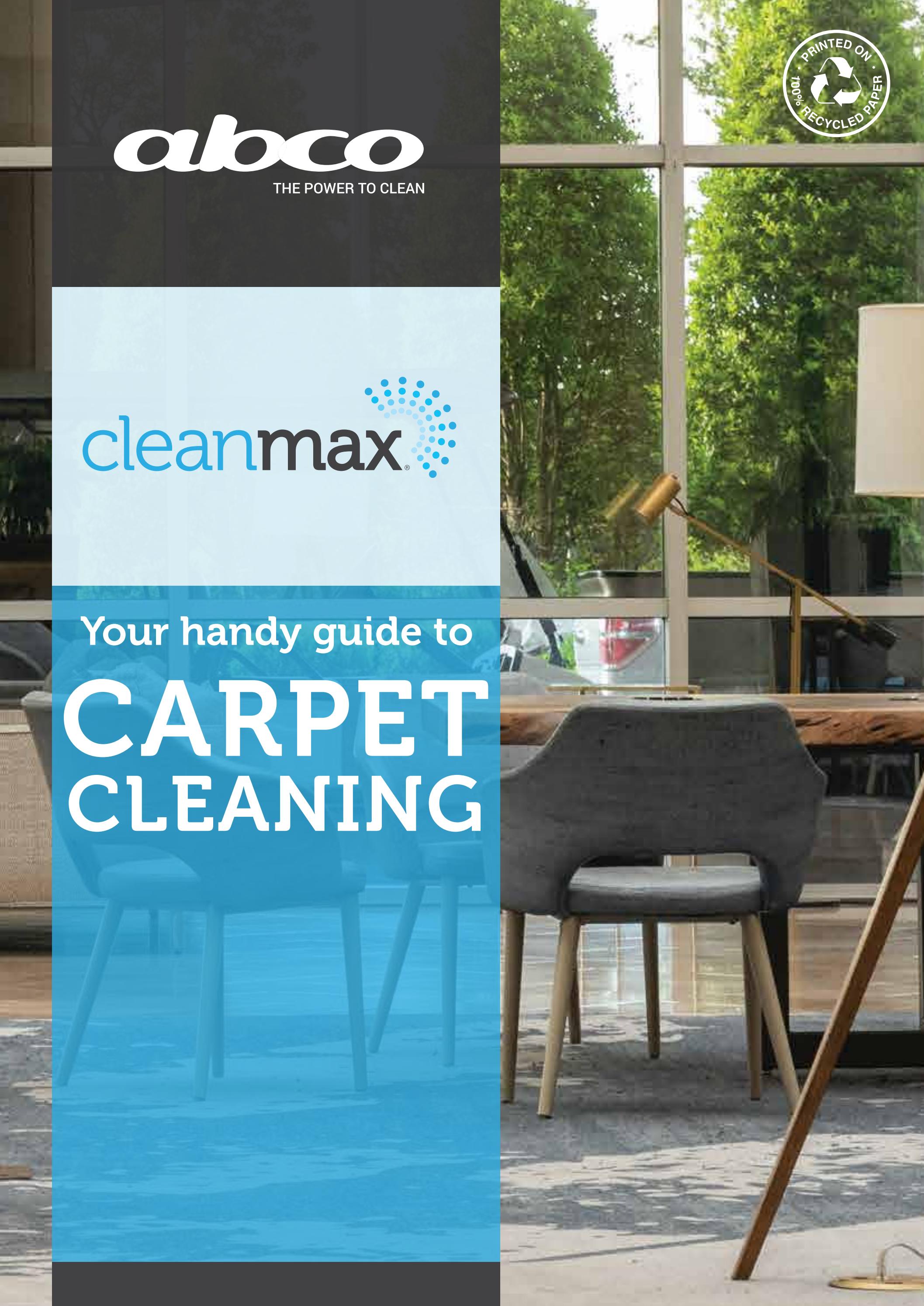 Cleanmax Carpet Cleaning Guide by abcopro.com.au - Issuu