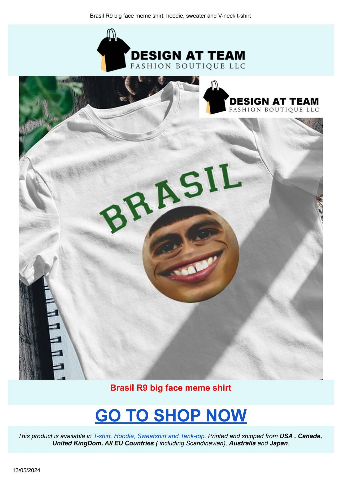 Brasil R9 big face meme shirt by Design AT Shop - Issuu