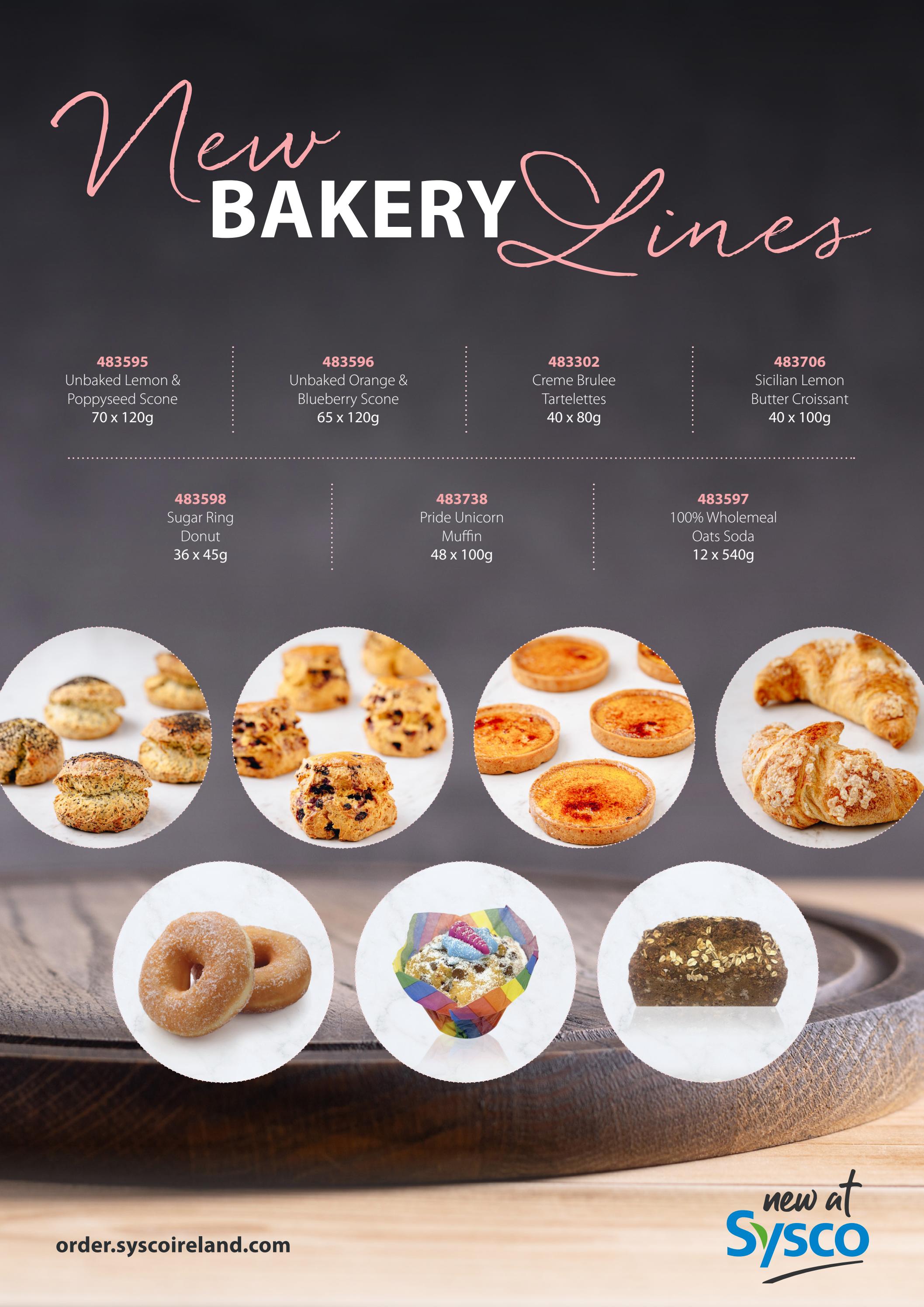 New Bakery Lines by Sysco Ireland - Issuu