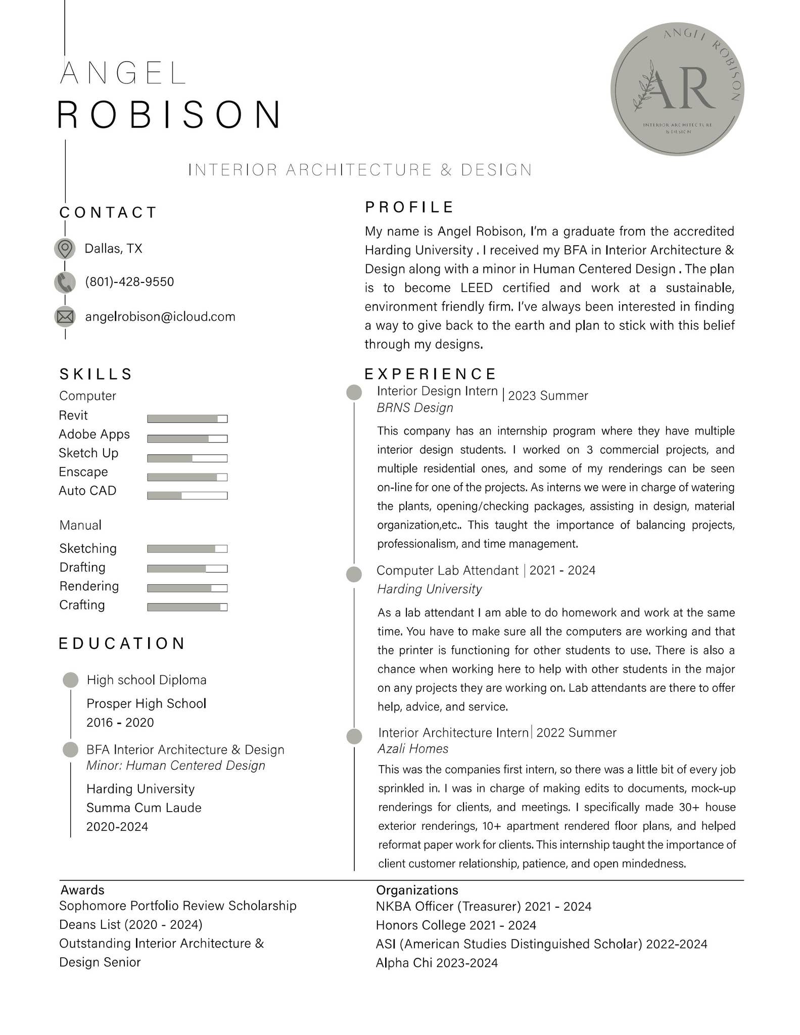 Angel Robison Resume by Angel Robison - Issuu
