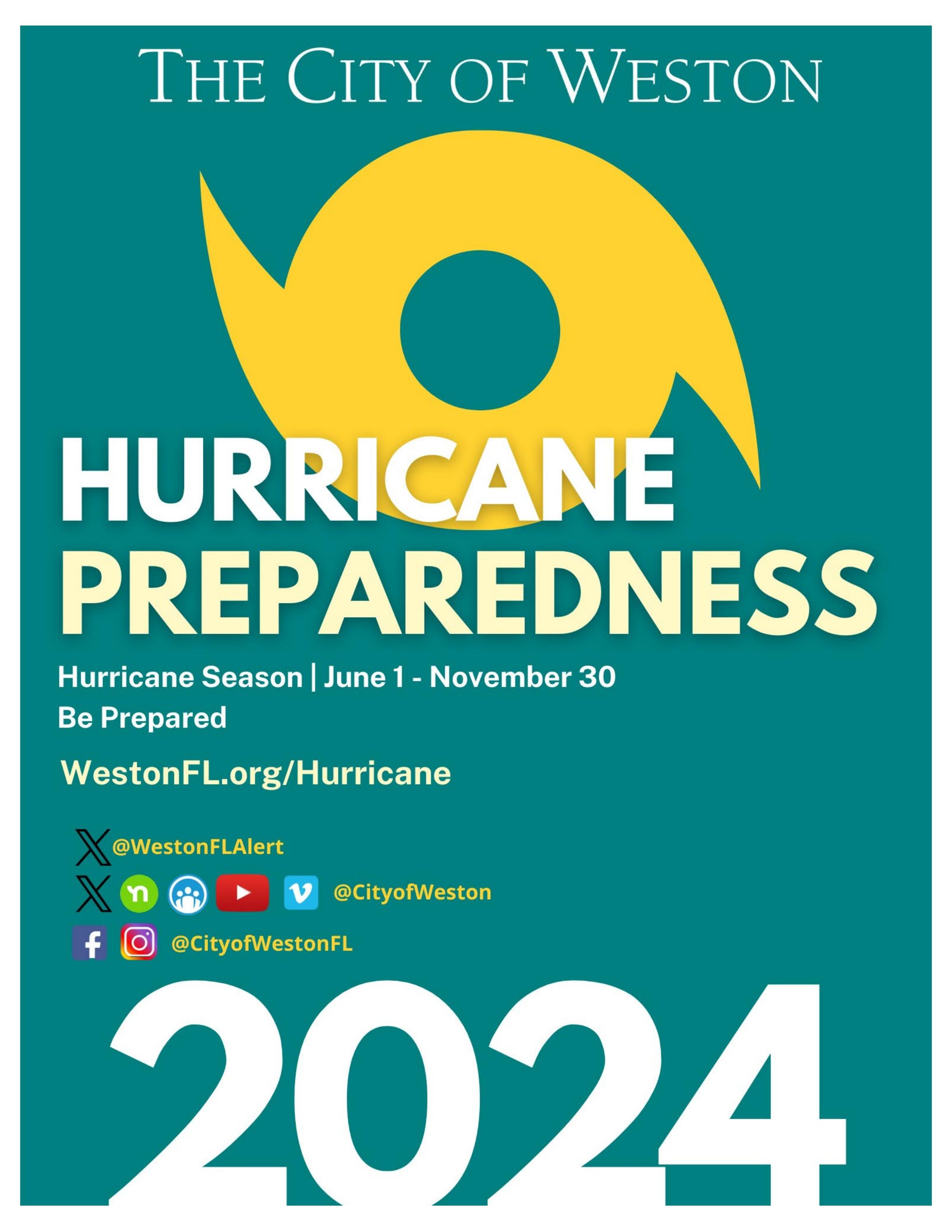 2024 Weston Hurricane Preparedness Guide by CityofWestonFL - Issuu