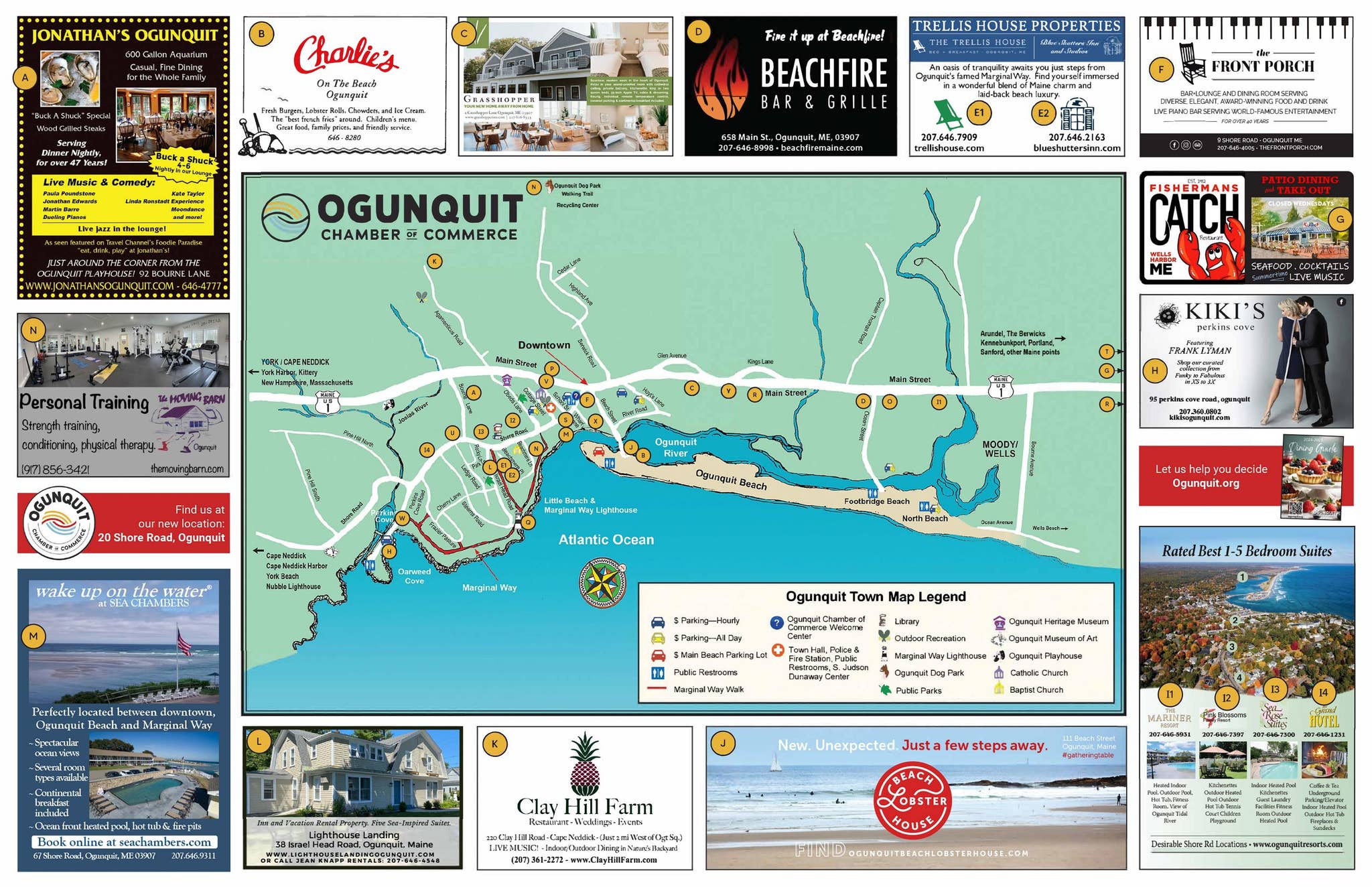2024-2025 Ogunquit Town & Marginal Way Map by Ogunquitchamber - Issuu