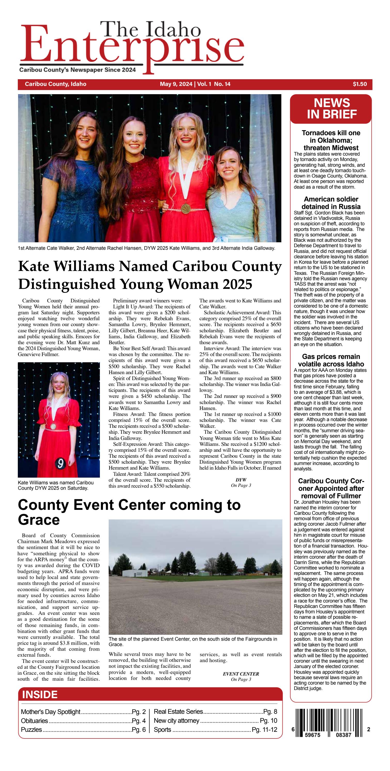 The Idaho Enterprise/Caribou County | May 9, 2025 by The City Journals ...
