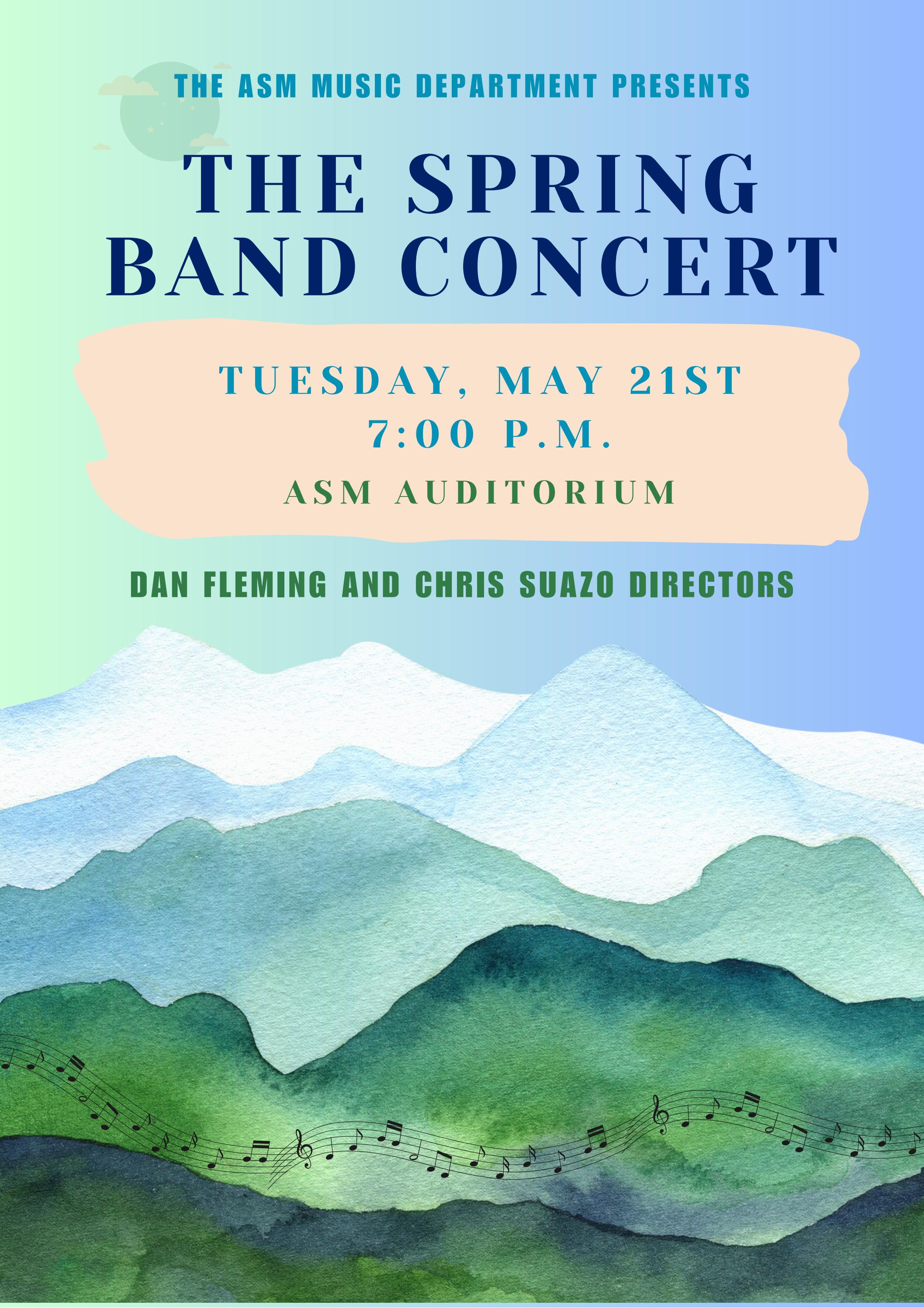 Spring Band Concert Program by American School Of Madrid - Issuu