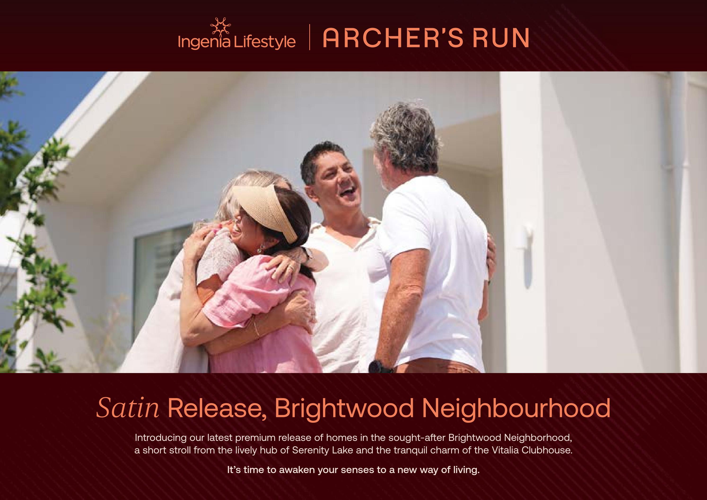 Satin Release - Brightwood Neighbourhood - Archer's Run by Ingenia ...
