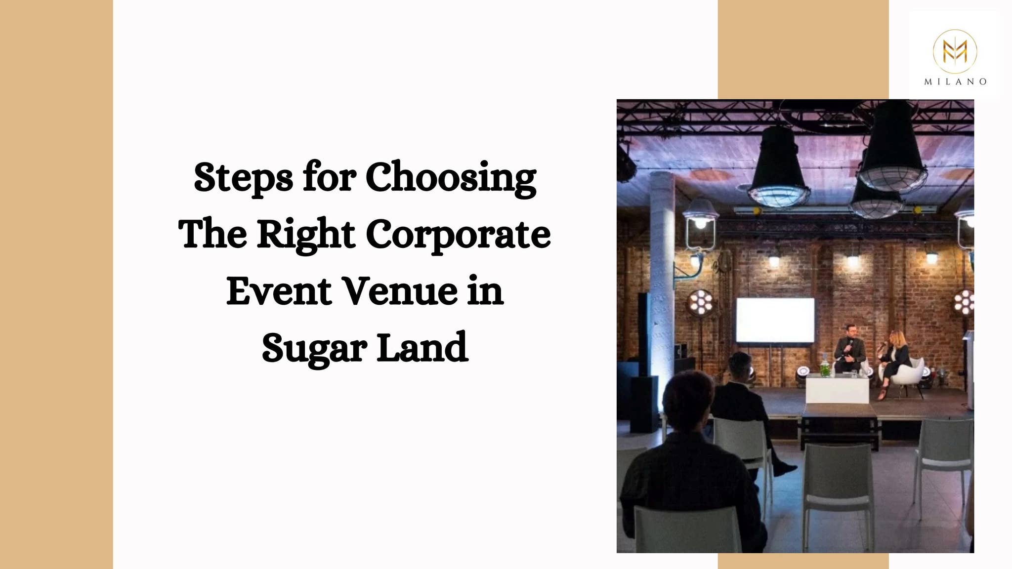 Steps for Choosing The Right Corporate Event Venue in Sugar Land by The ...