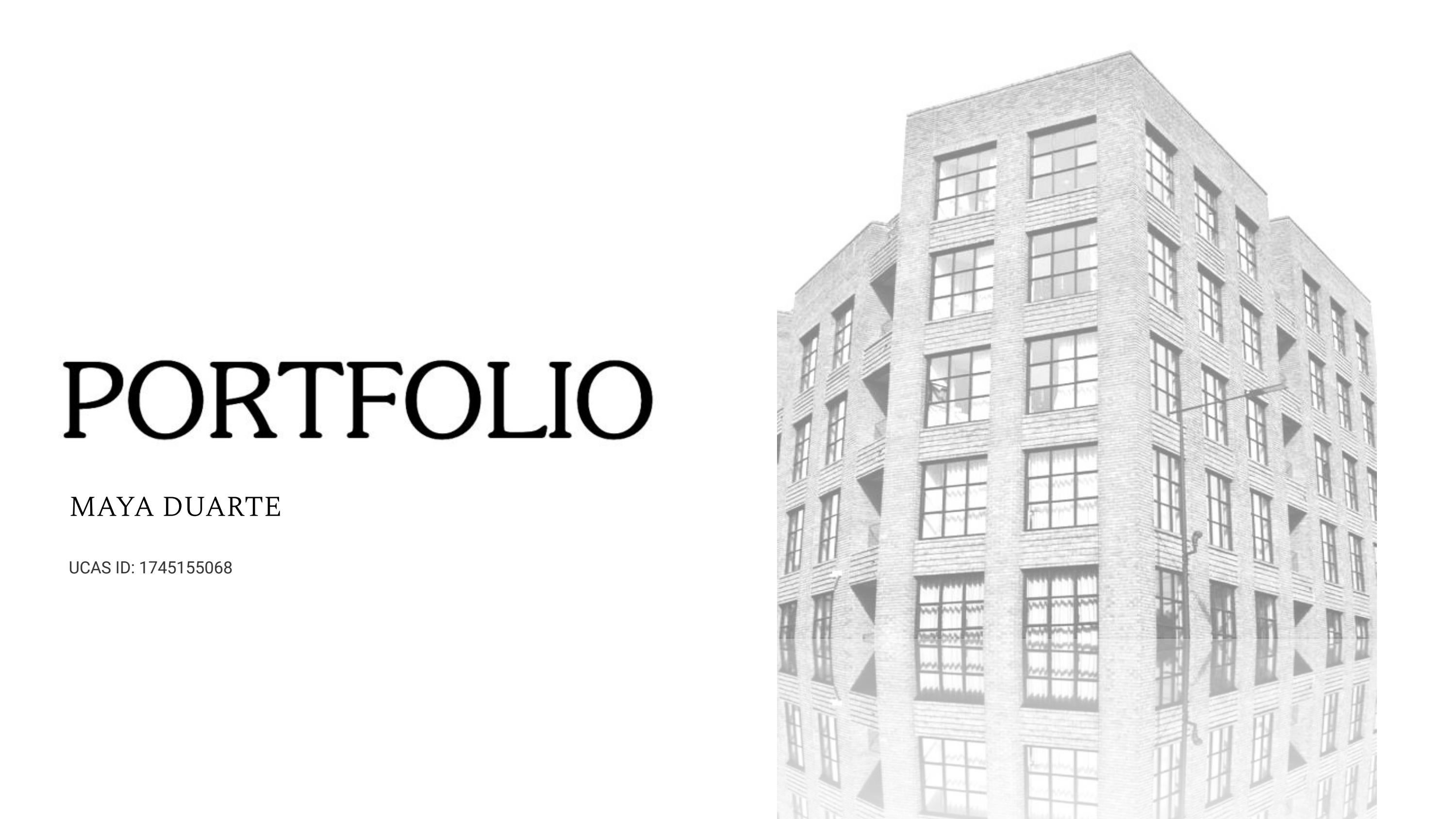 Maya Duarte Undergrad Portfolio by mayaelizduarte - Issuu