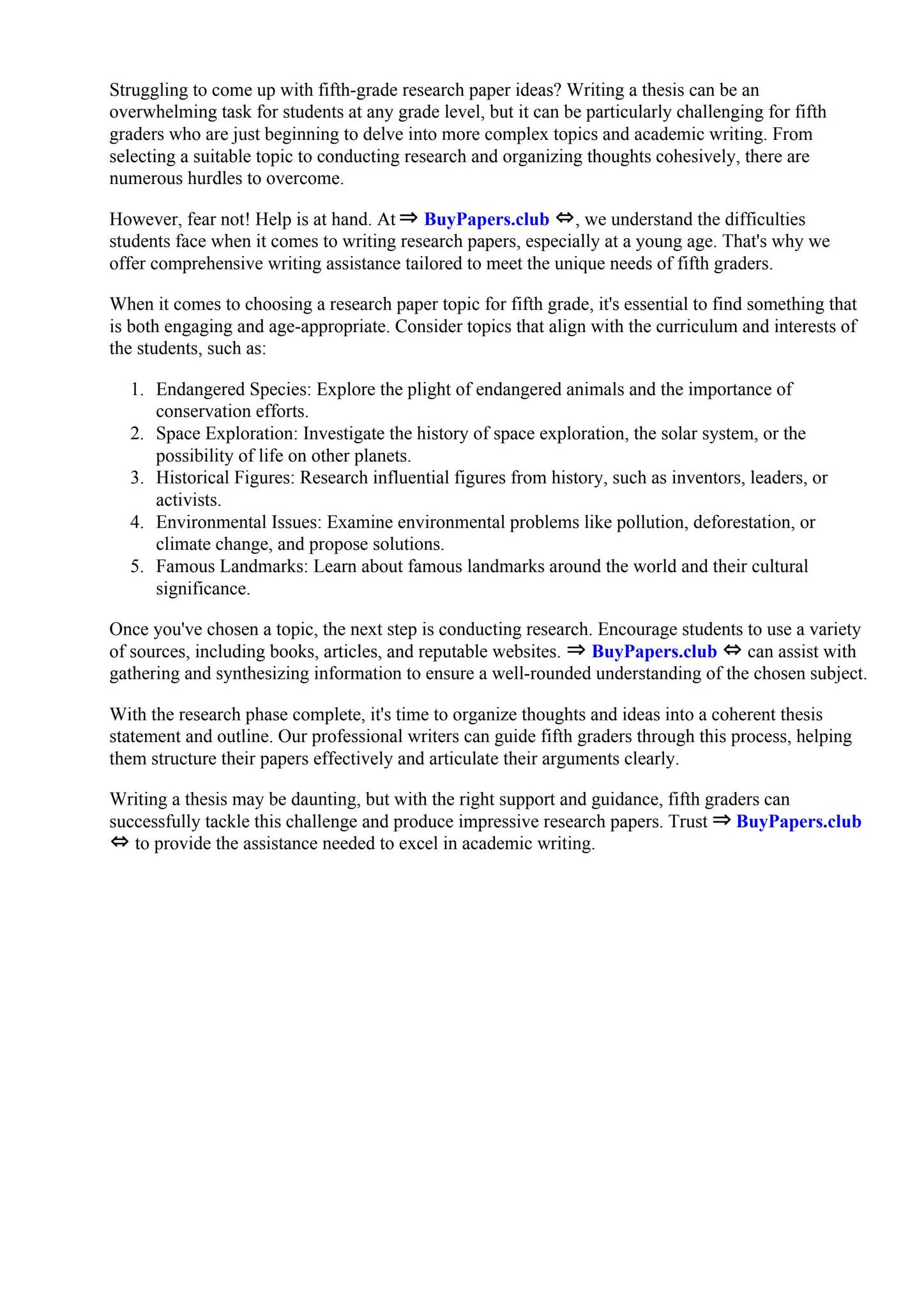 5Th Grade Research Paper Ideas by Southern Arkansas University - Issuu