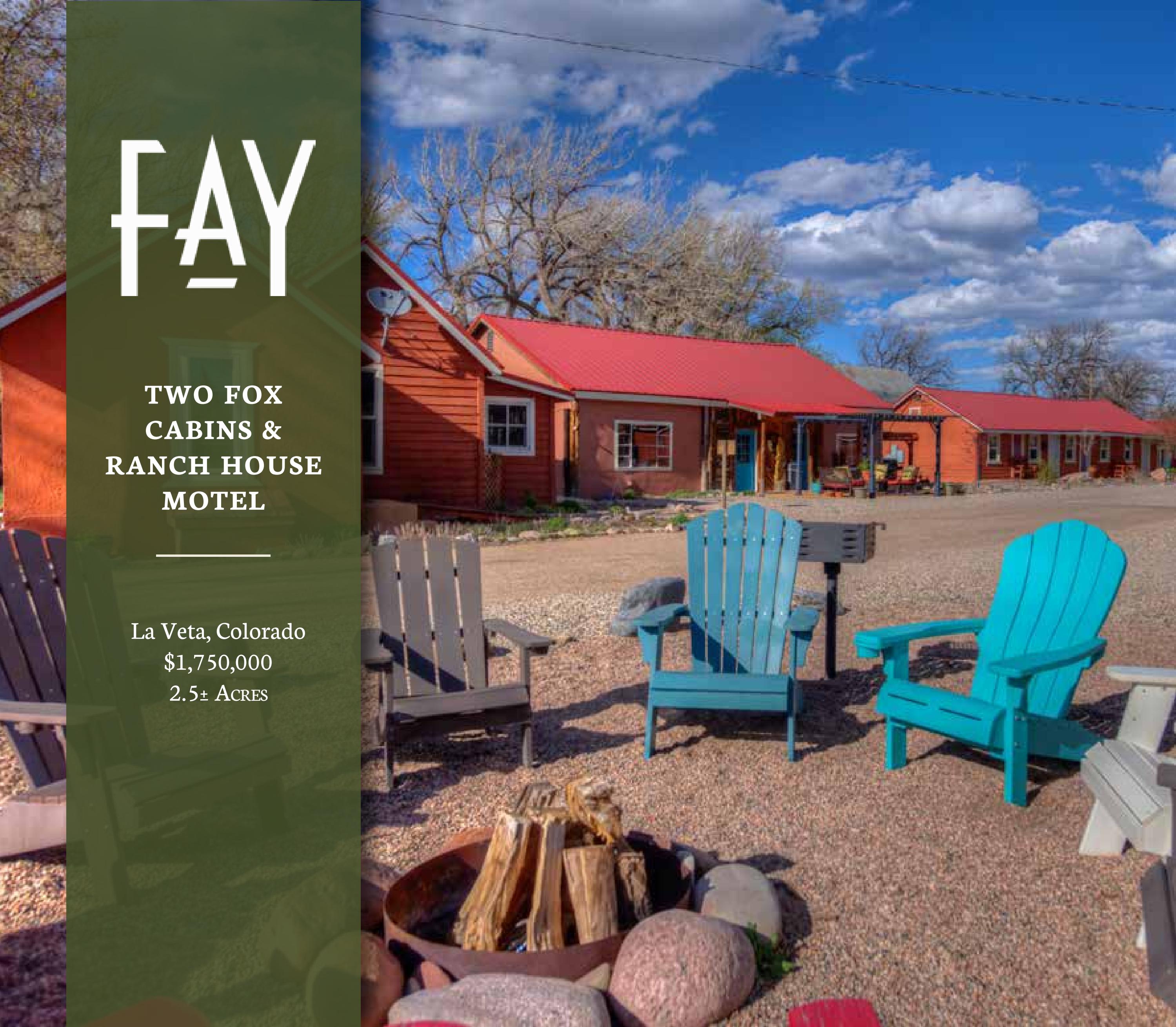 Two Fox Cabins & Ranch House Motel | Fay Ranches by Fay Ranches - Issuu