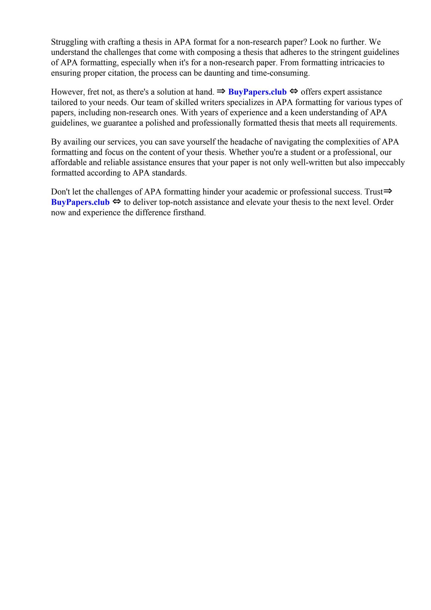 Apa Format For A Non Research Paper by Fashion Institute of Technology ...
