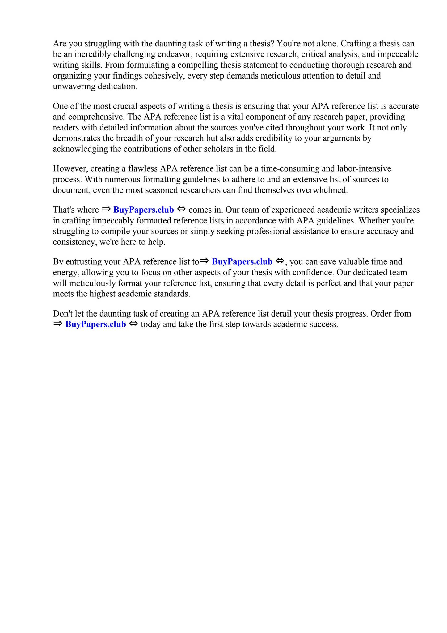 Apa Reference List Research Paper by AOMA Graduate School of ...