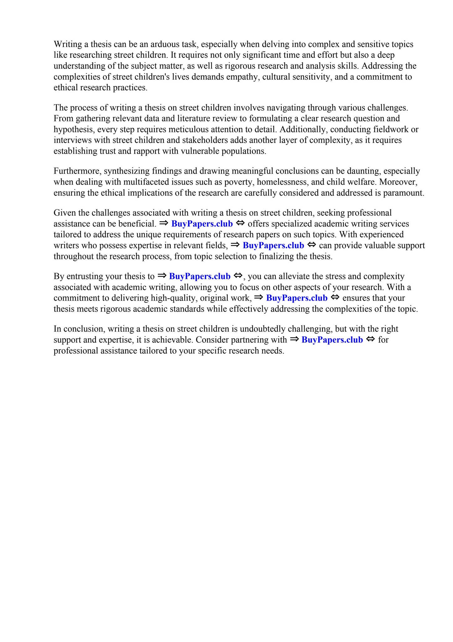 Research Paper About Street Child by Lincoln Memorial University - Issuu