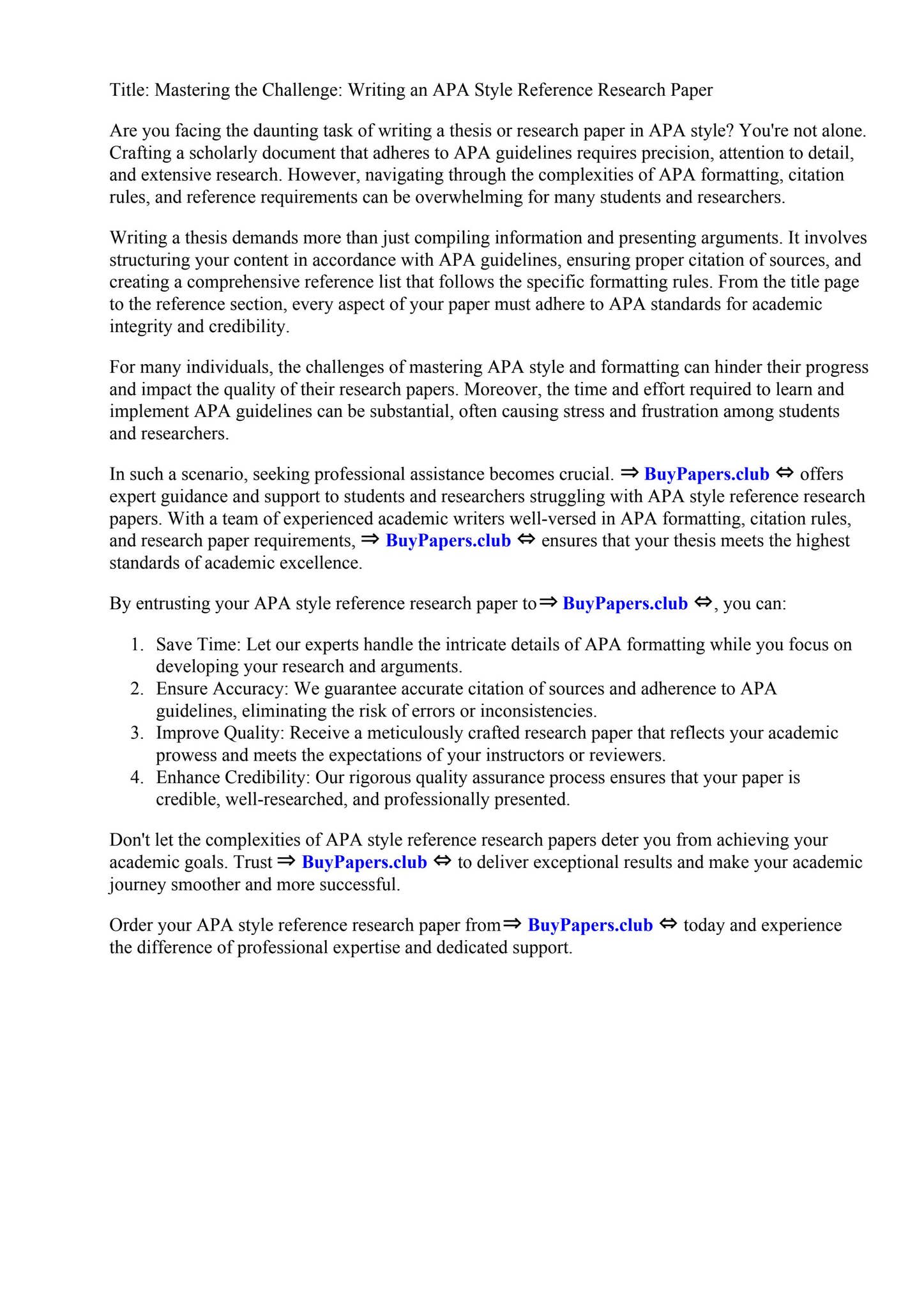 Apa Style Reference Research Paper by University of Delaware - Issuu