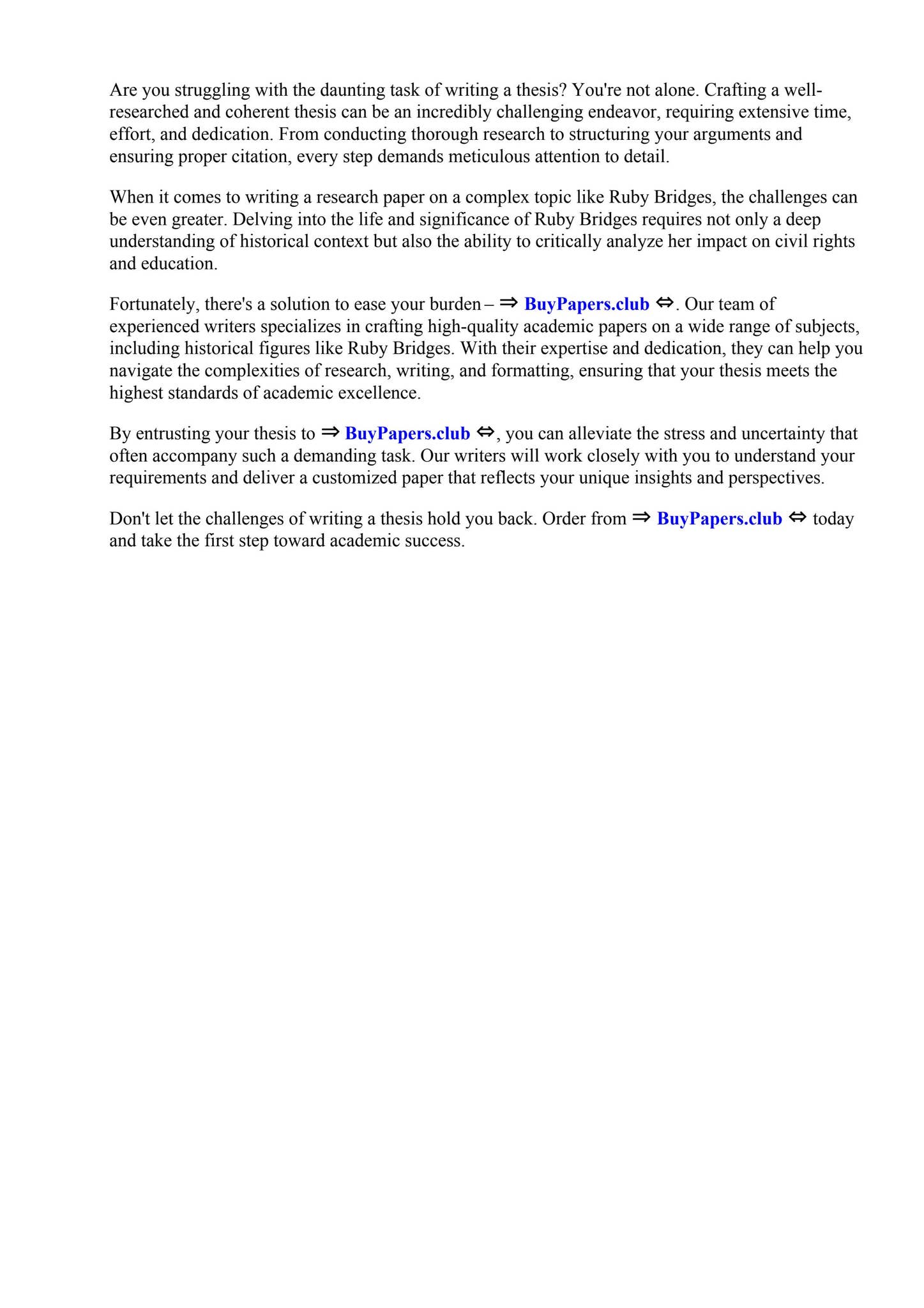 Ruby Bridges Research Paper by Humphreys University - Issuu