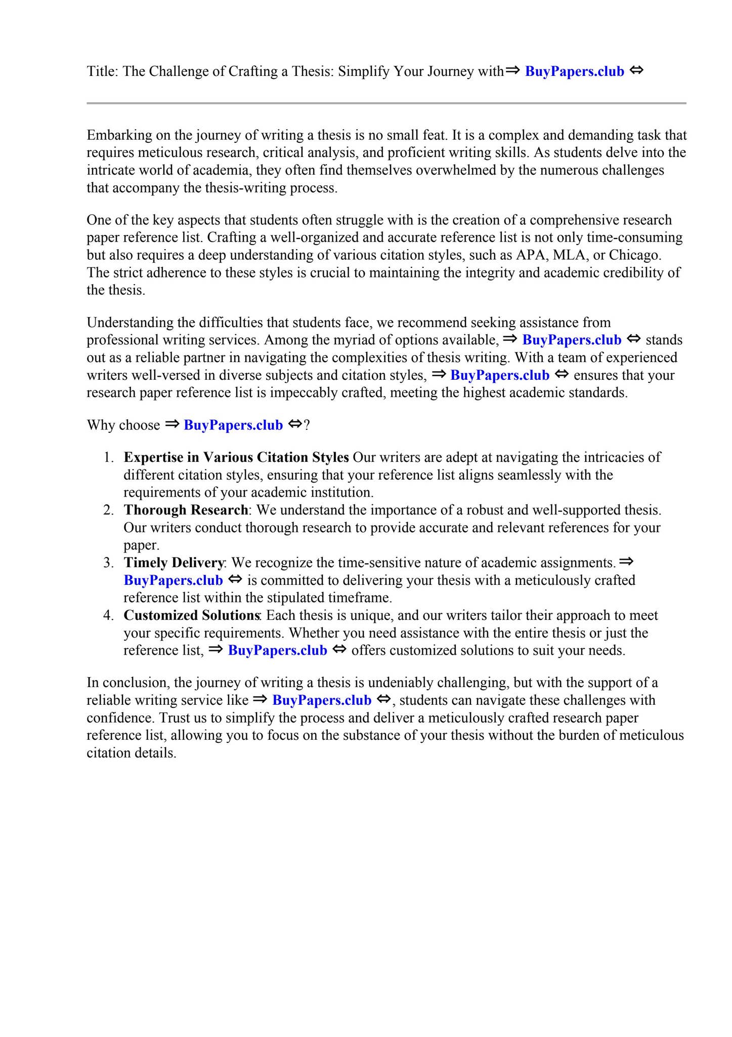 Research Paper Reference List by College of Mt St Vincent - Issuu