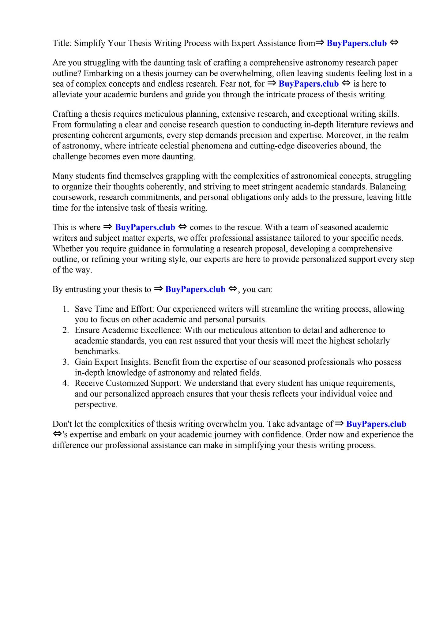 Astronomy Research Paper Outline by Long Island University - Issuu