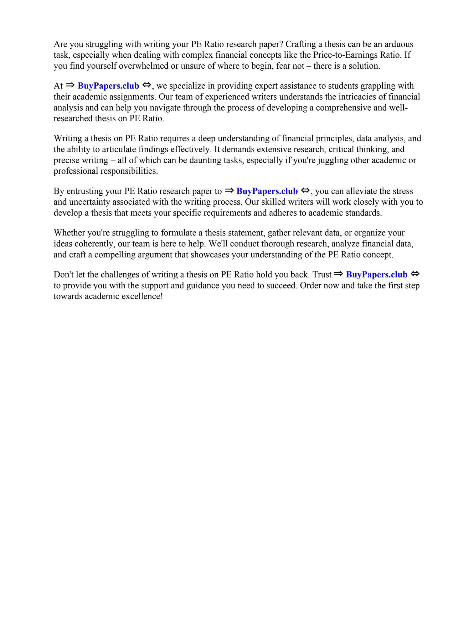 Pe Ratio Research Paper by Crafton Hills College - Issuu