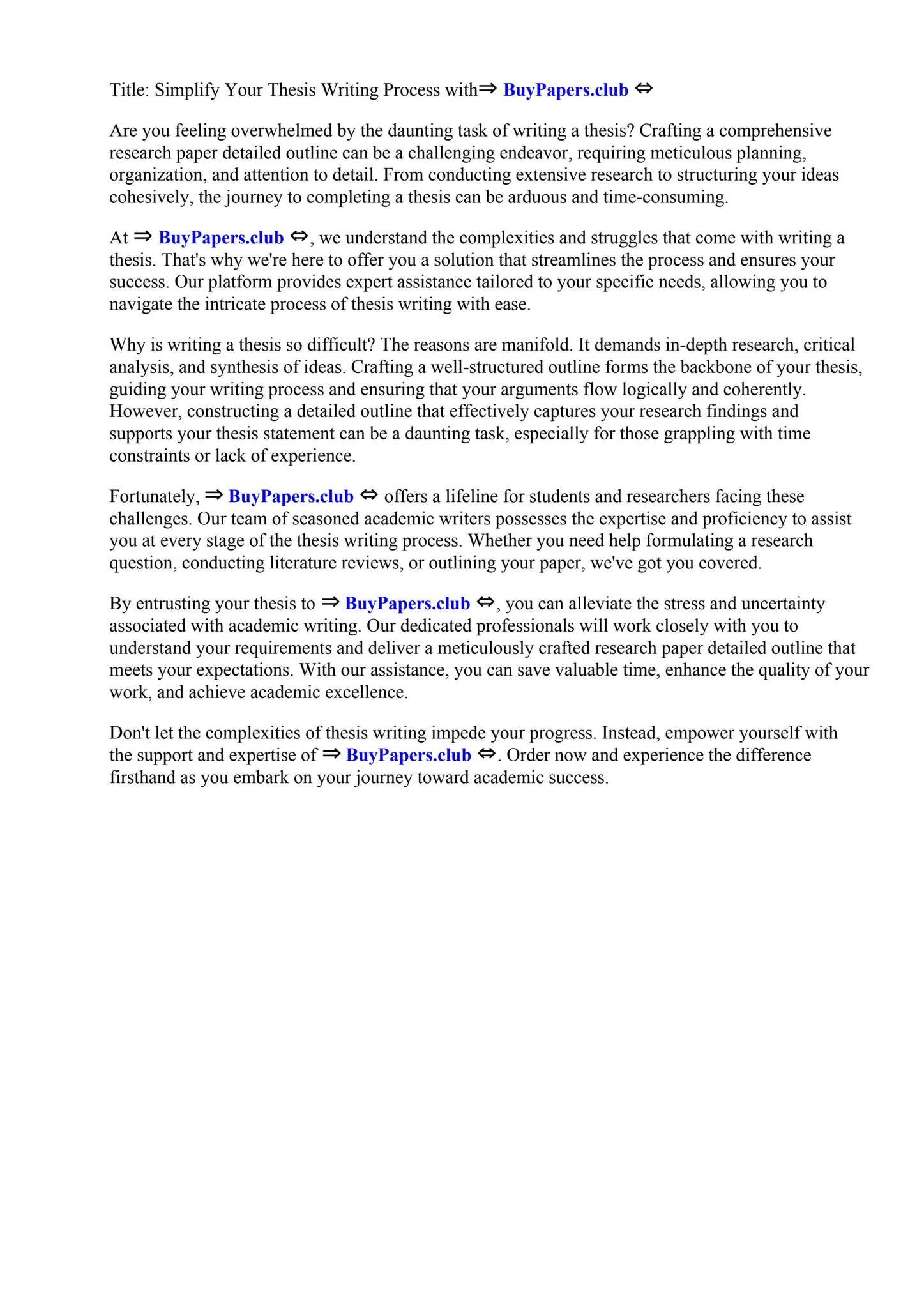 Research Paper Detailed Outline Template by Erskine College - Issuu