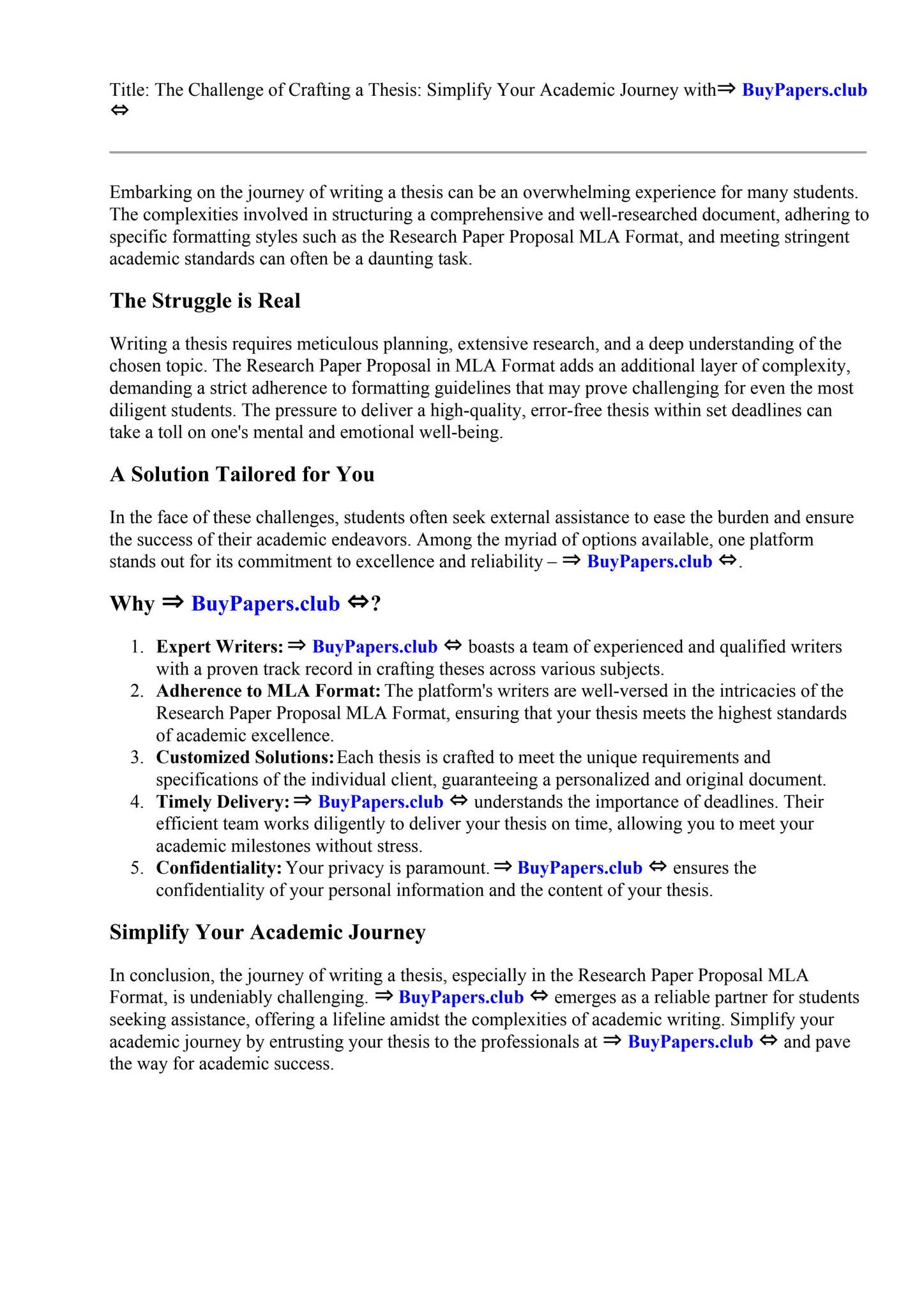 Research Paper Proposal Mla Format by Capital University - Issuu