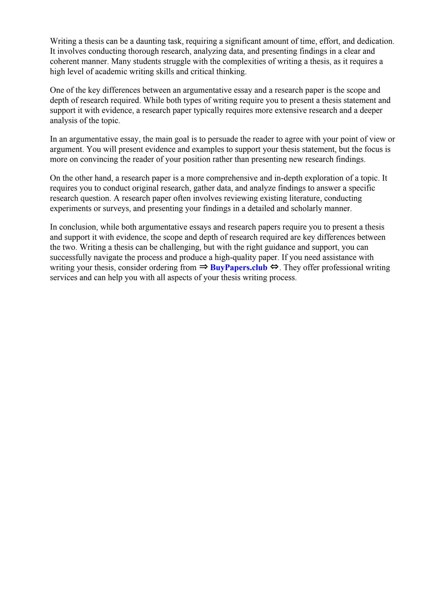 Difference Between Argumentative Essay And Research Paper by University ...