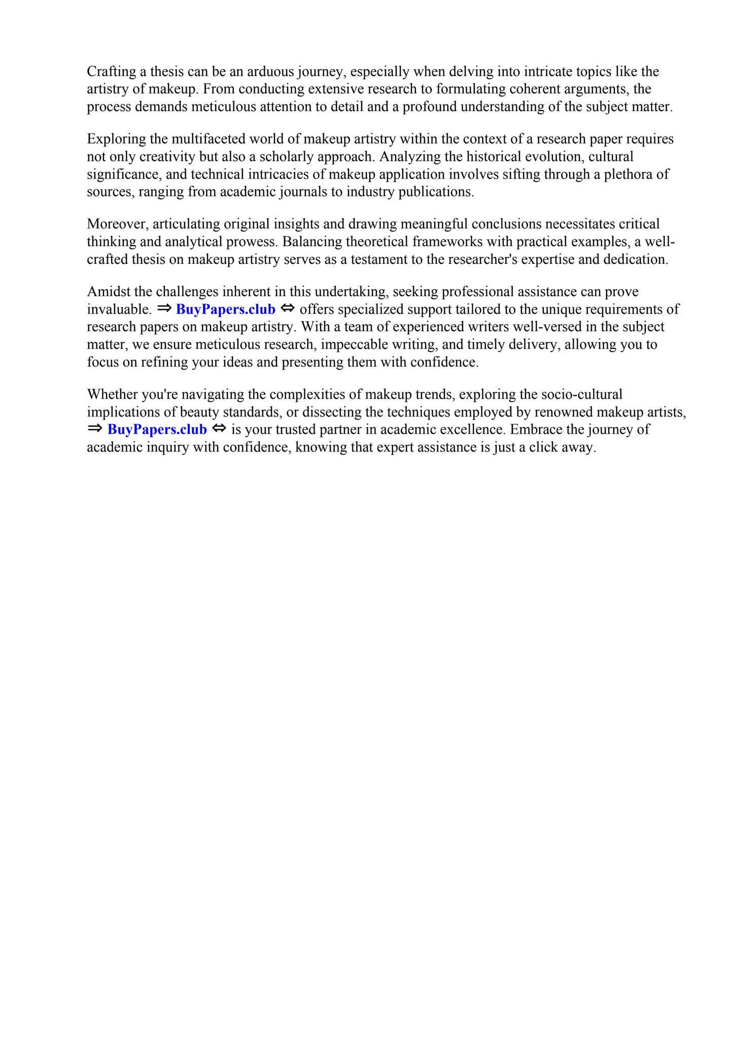 Research Paper On Makeup Artist by Bolivar Technical College - Issuu
