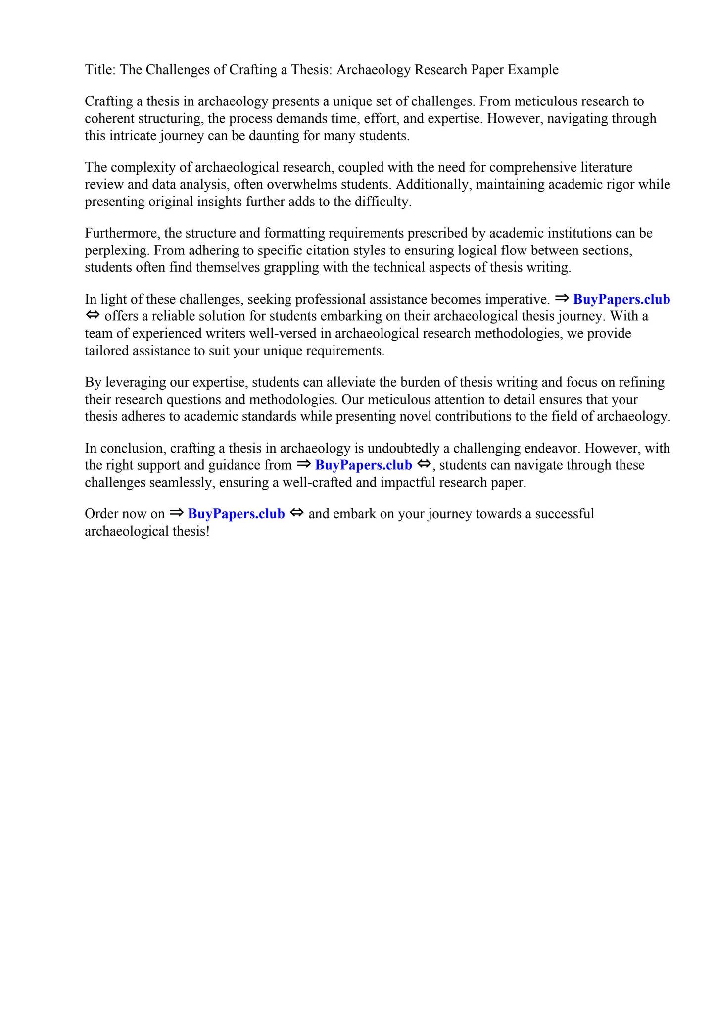 Archaeology Research Paper Example by Bryant University - Issuu