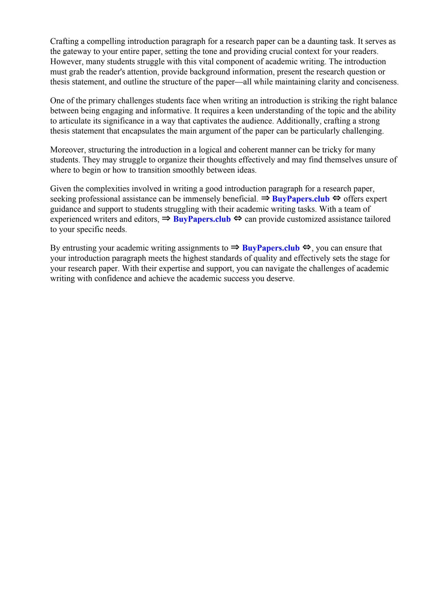 How To Write A Good Introduction Paragraph In A Research Paper by Ohio ...