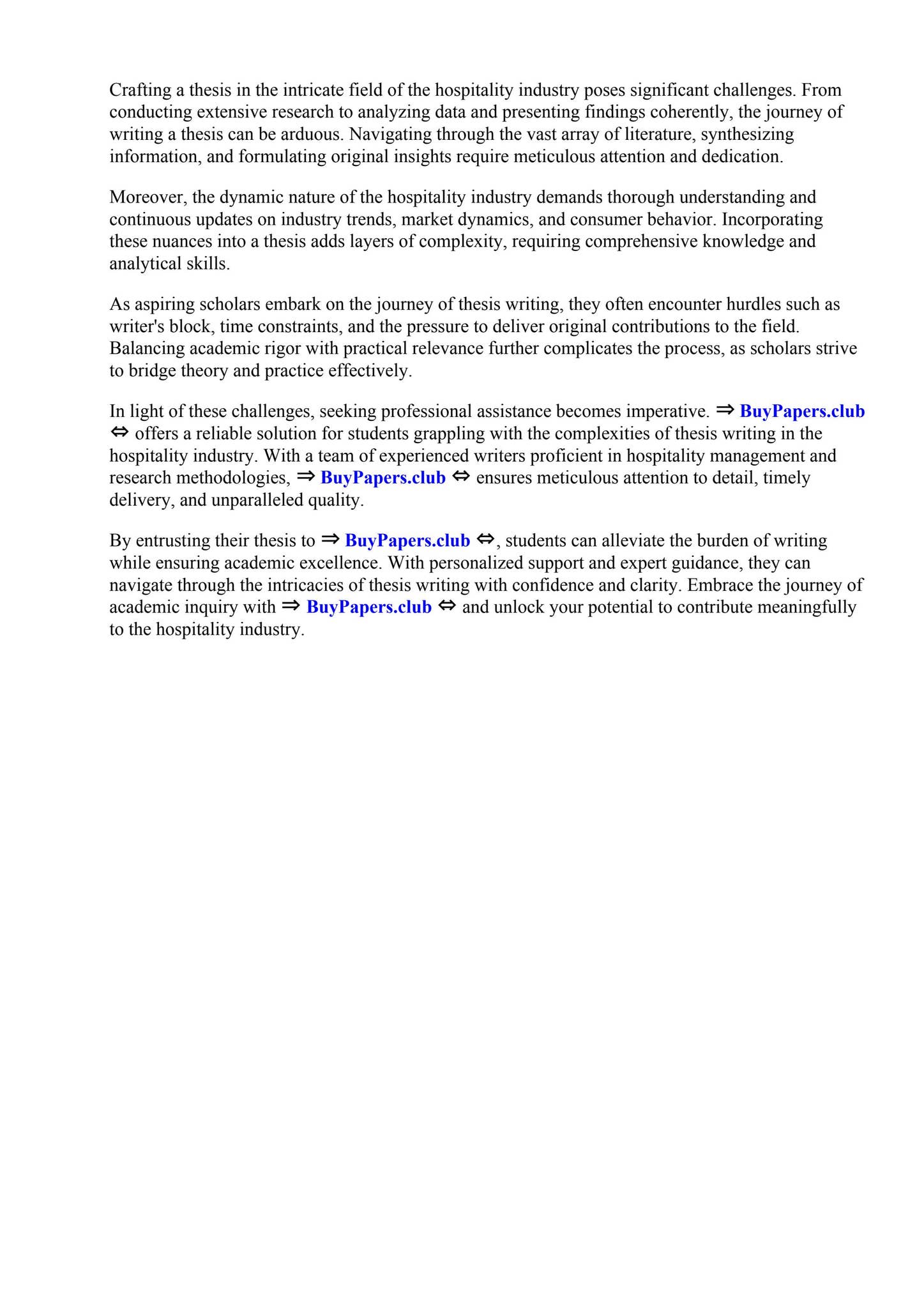 Example Of Research Paper About Hospitality Industry by Graham Hospital ...