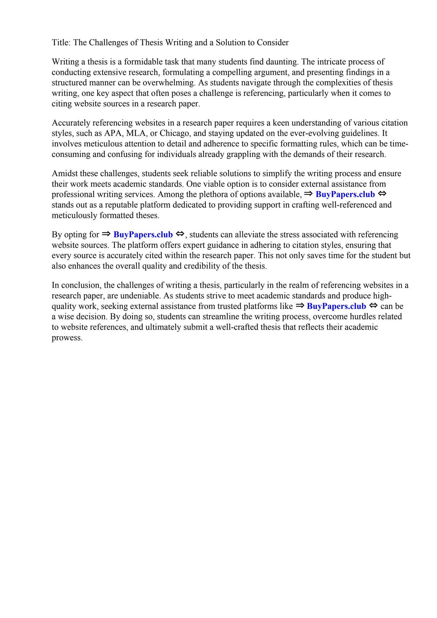 How To Write Website References In Research Paper by The University of ...