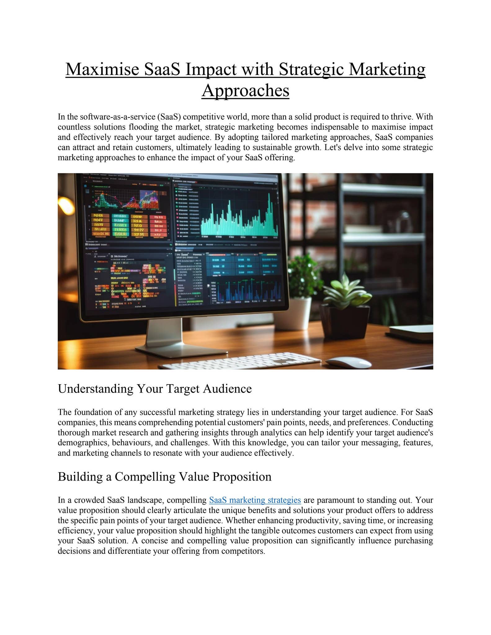 Maximise SaaS Impact with Strategic Marketing Approaches by Karen Tan ...