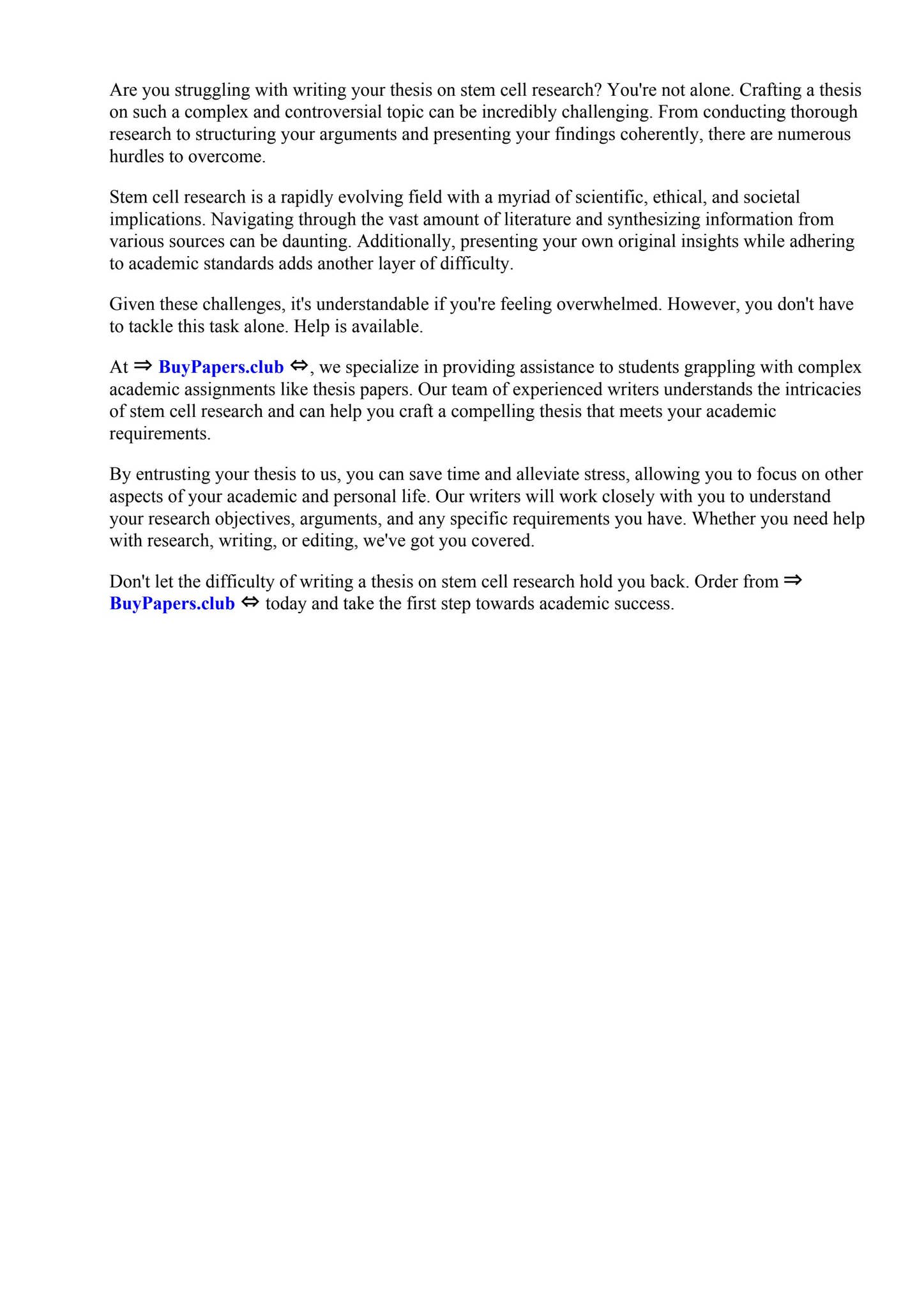 Thesis Stem Cell Research Paper by Luna Community College - Issuu