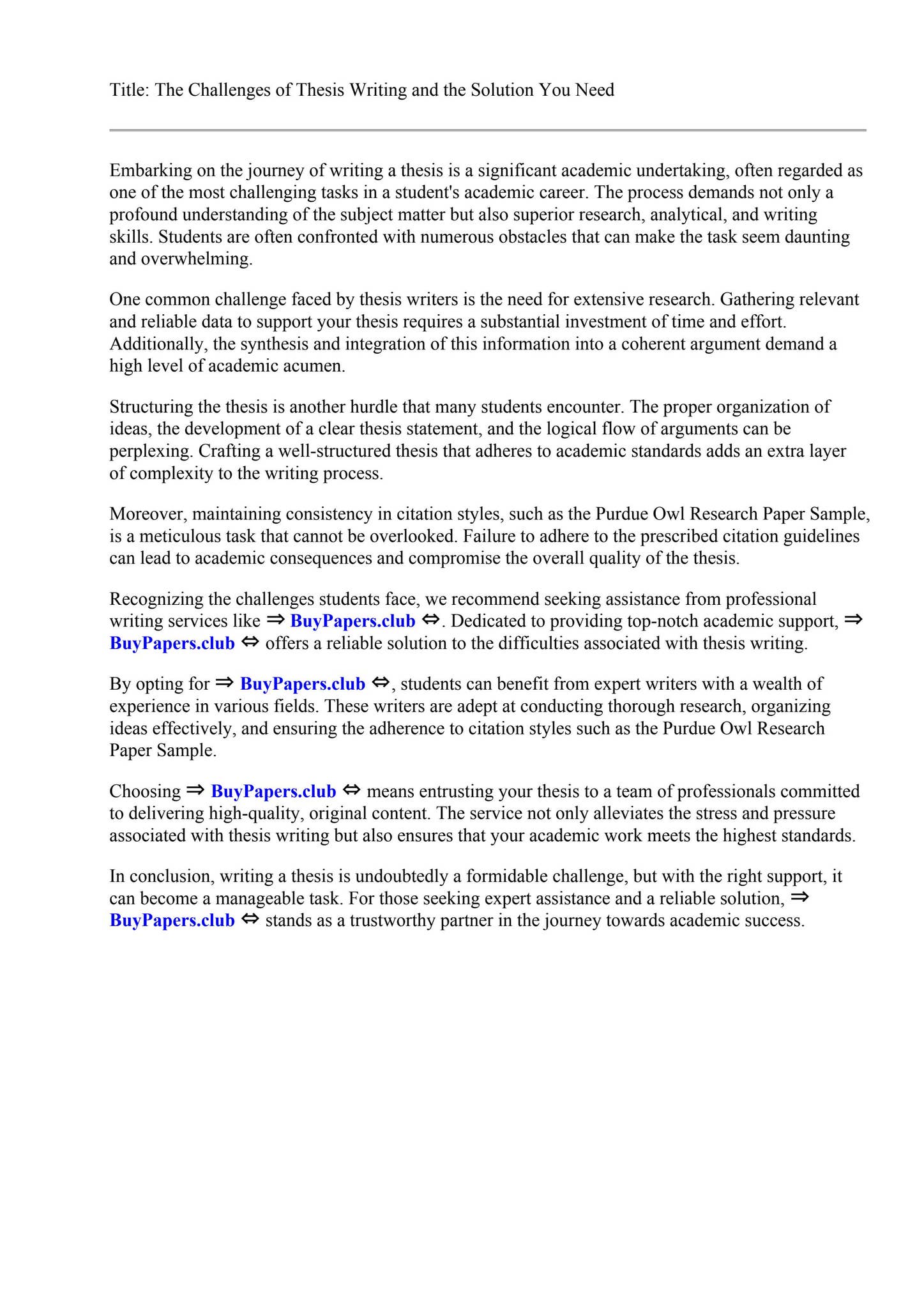 Purdue Owl Research Paper Sample by Texas Tech University - Issuu