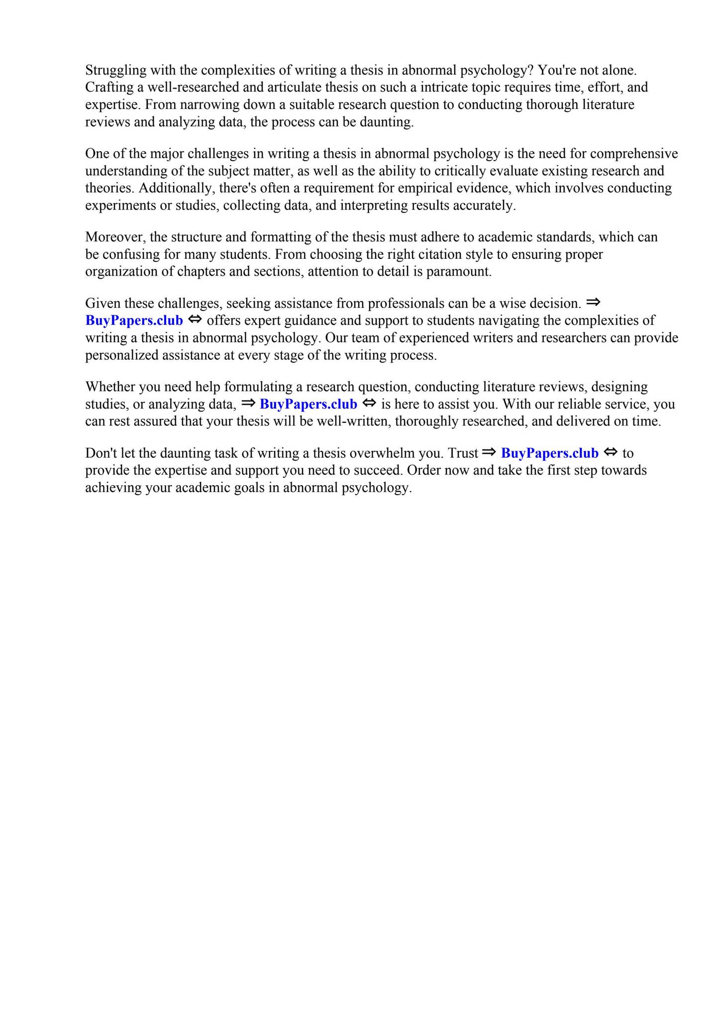 Sample Abnormal Psychology Research Paper by Sterling College - Issuu
