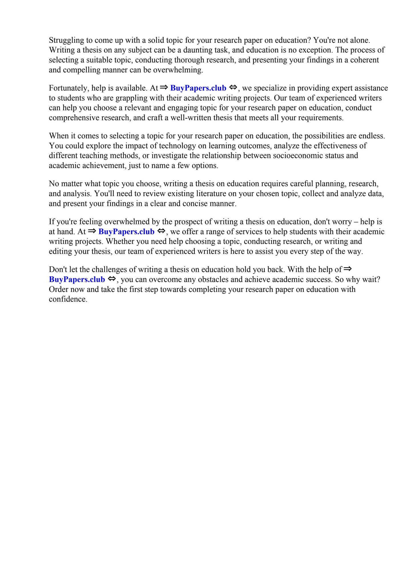 Good Research Paper Topics On Education by Houston Christian University ...
