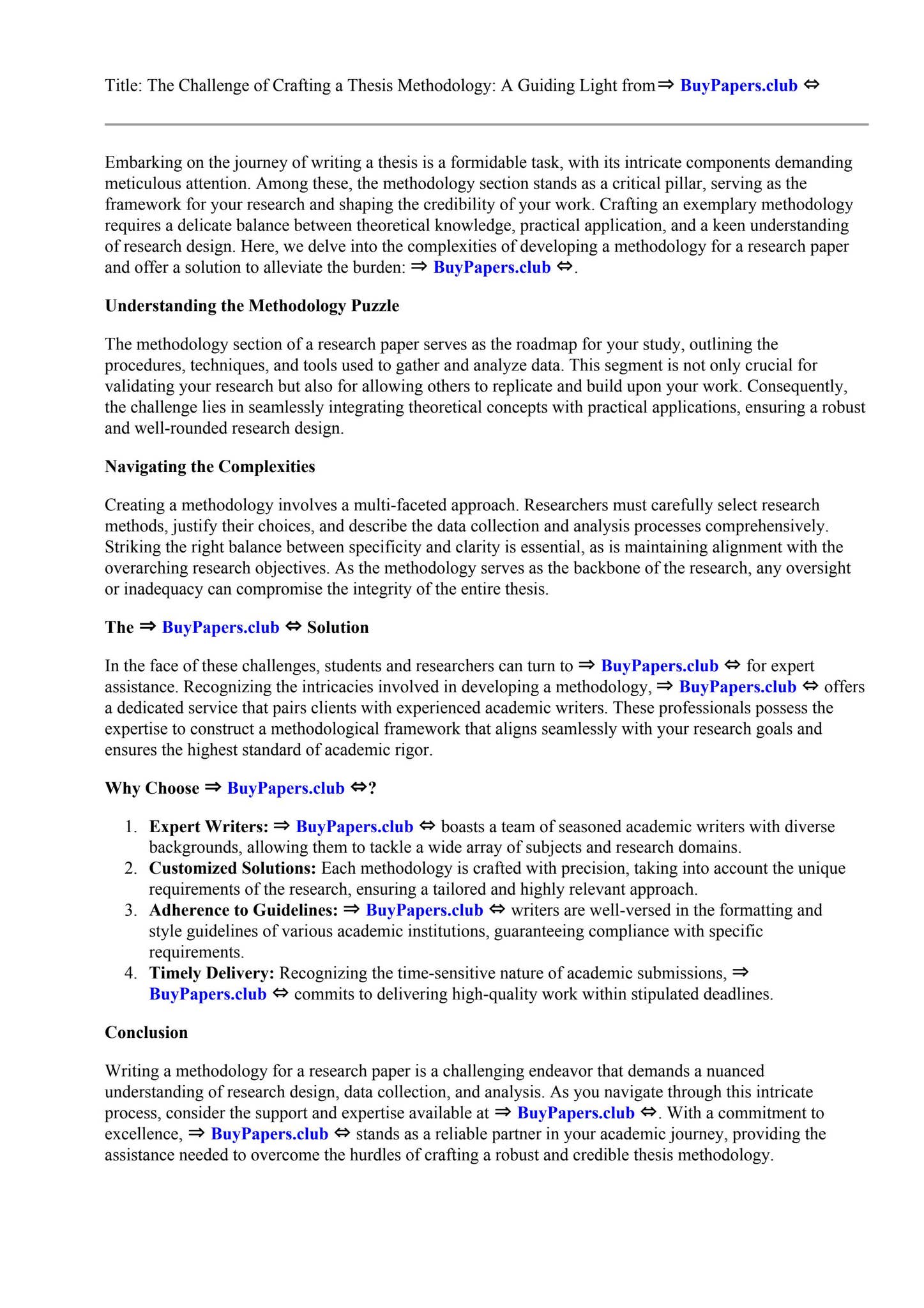 Example Of A Methodology Of A Research Paper by Rockbridge Seminary - Issuu