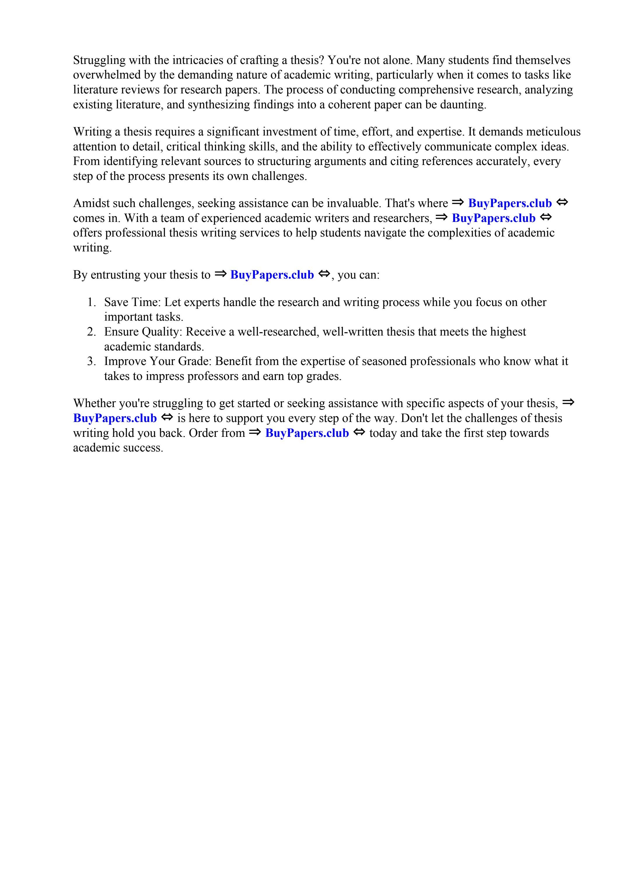 Example Of Literature Review Research Paper by University of The ...