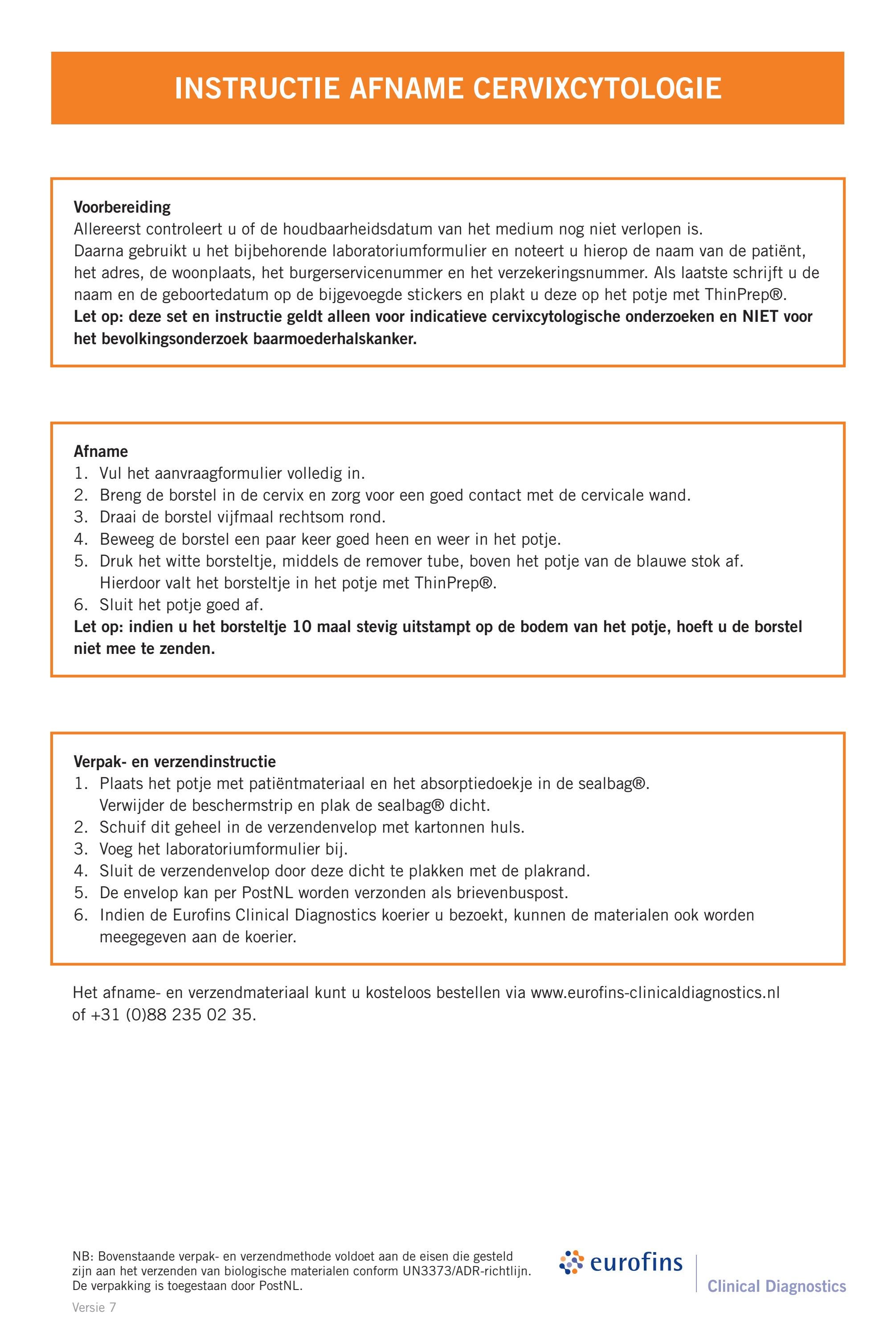 Instructie afname cervixcytologie by Eurofins Clinical Diagnostics - Issuu