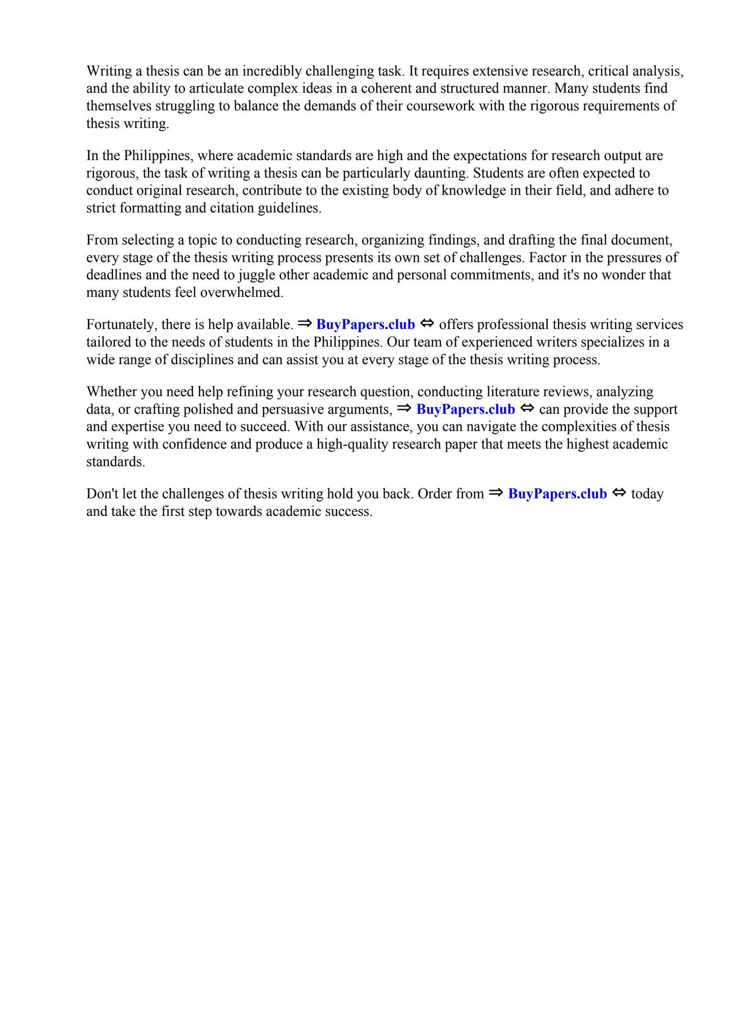 Sample Research Paper Thesis In The Philippines by University of ...