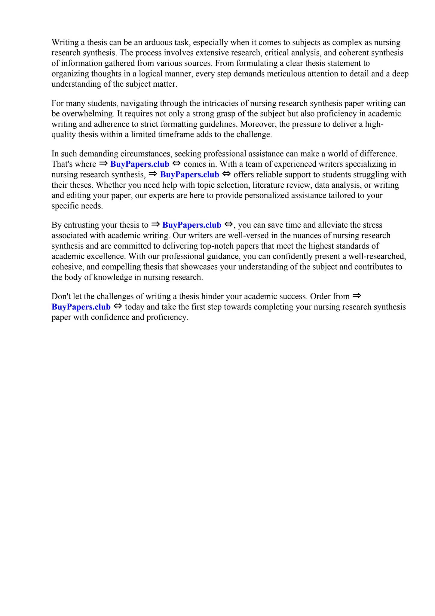 Nursing Research Synthesis Paper by Housatonic Community College - Issuu